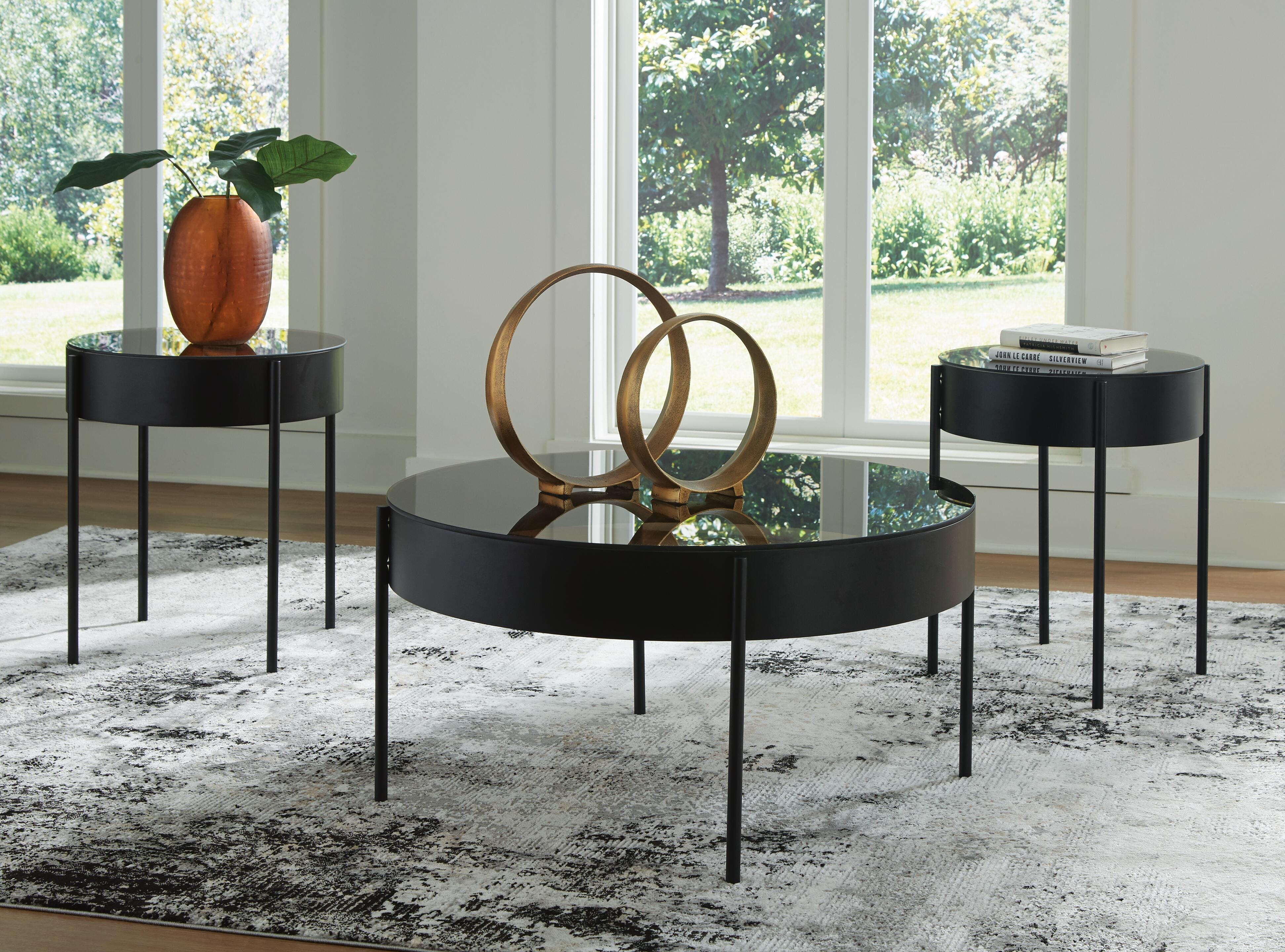 Click here for Ardoline Table (Set of 3)  Black prices