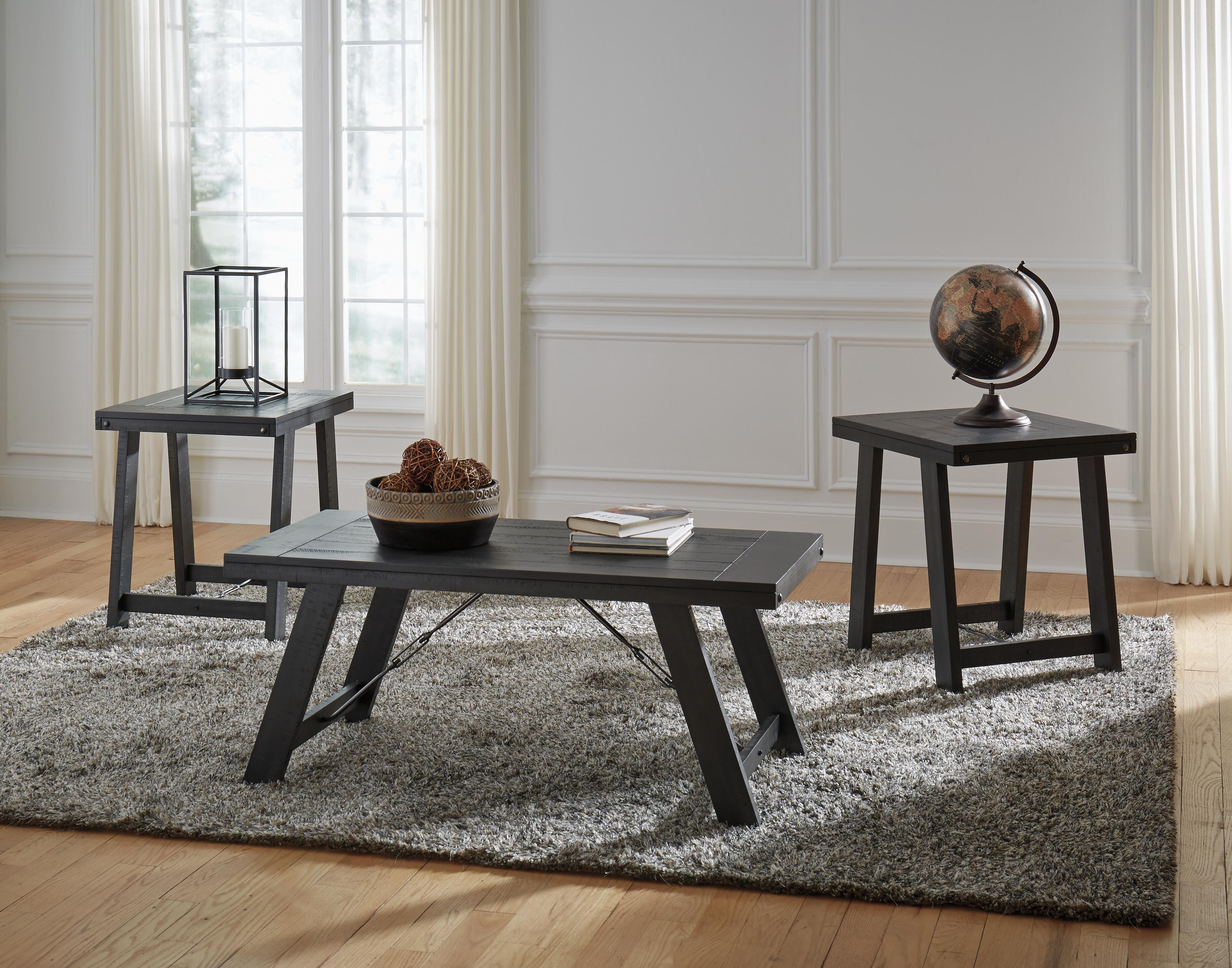 Click here for Noorbrook Table (Set of 3)  Black/Pewter prices