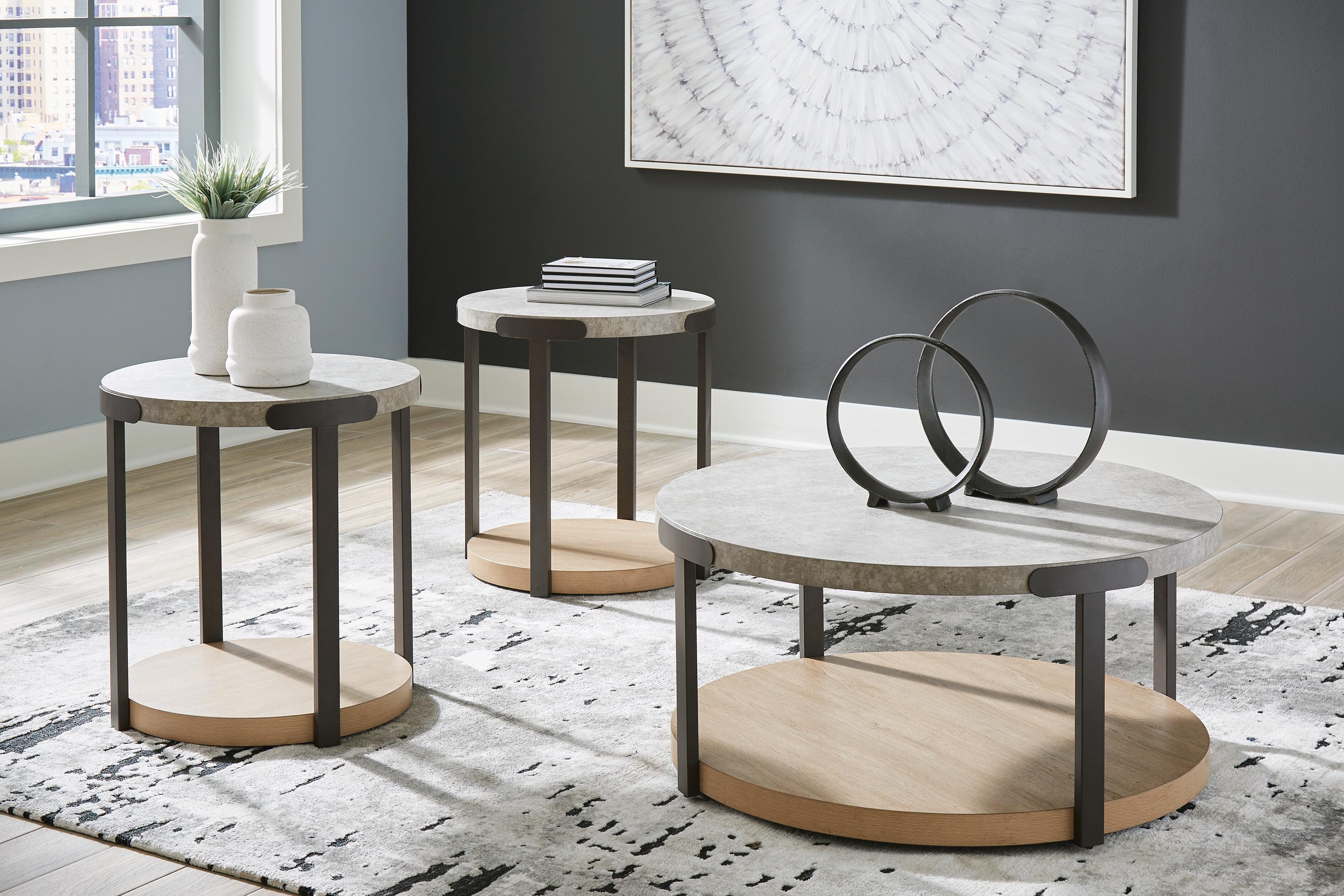 Click here for Darthurst Table (Set of 3)  Light Brown prices