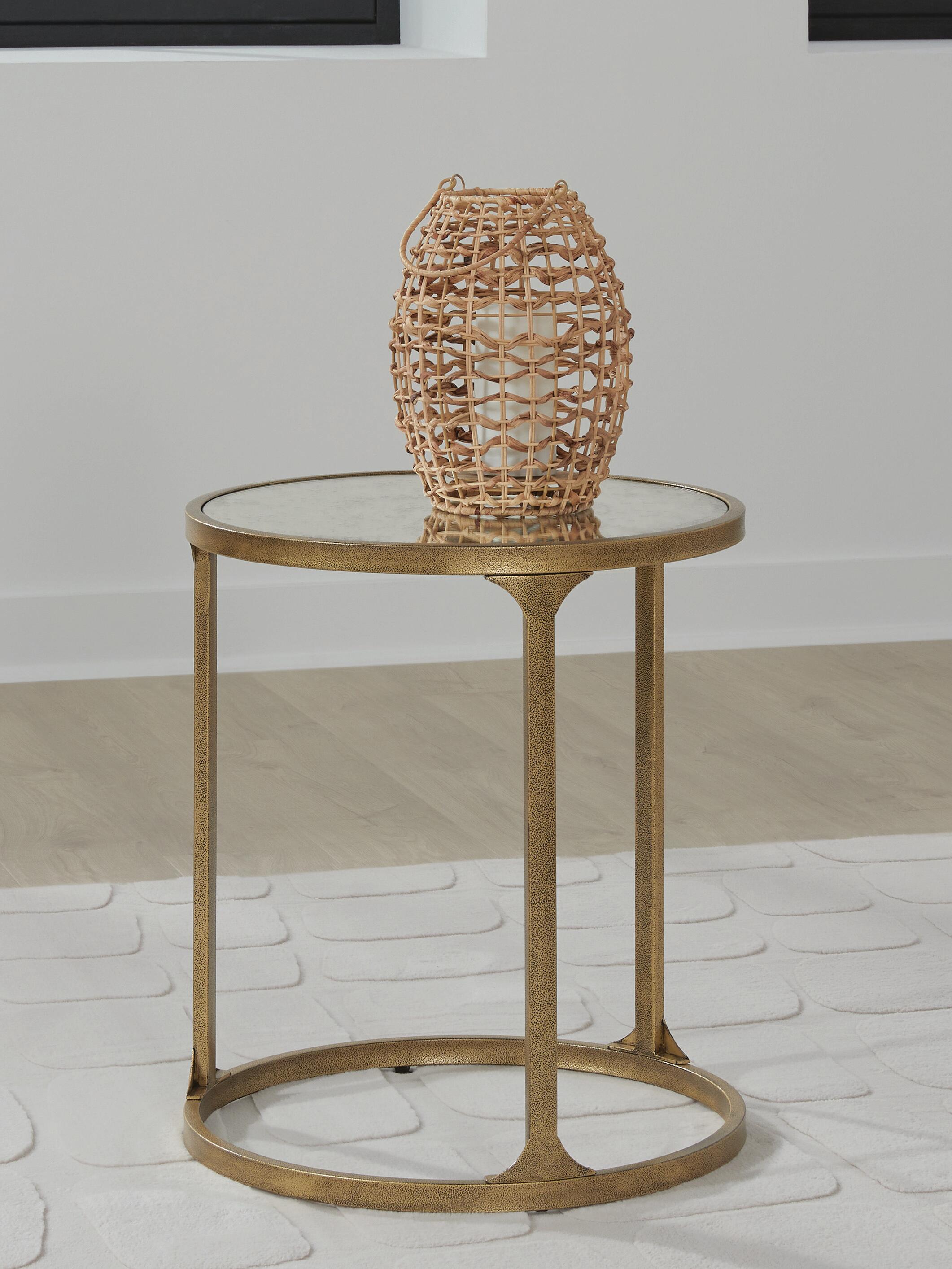 Click here for Korajane End Table  Antique Gold prices
