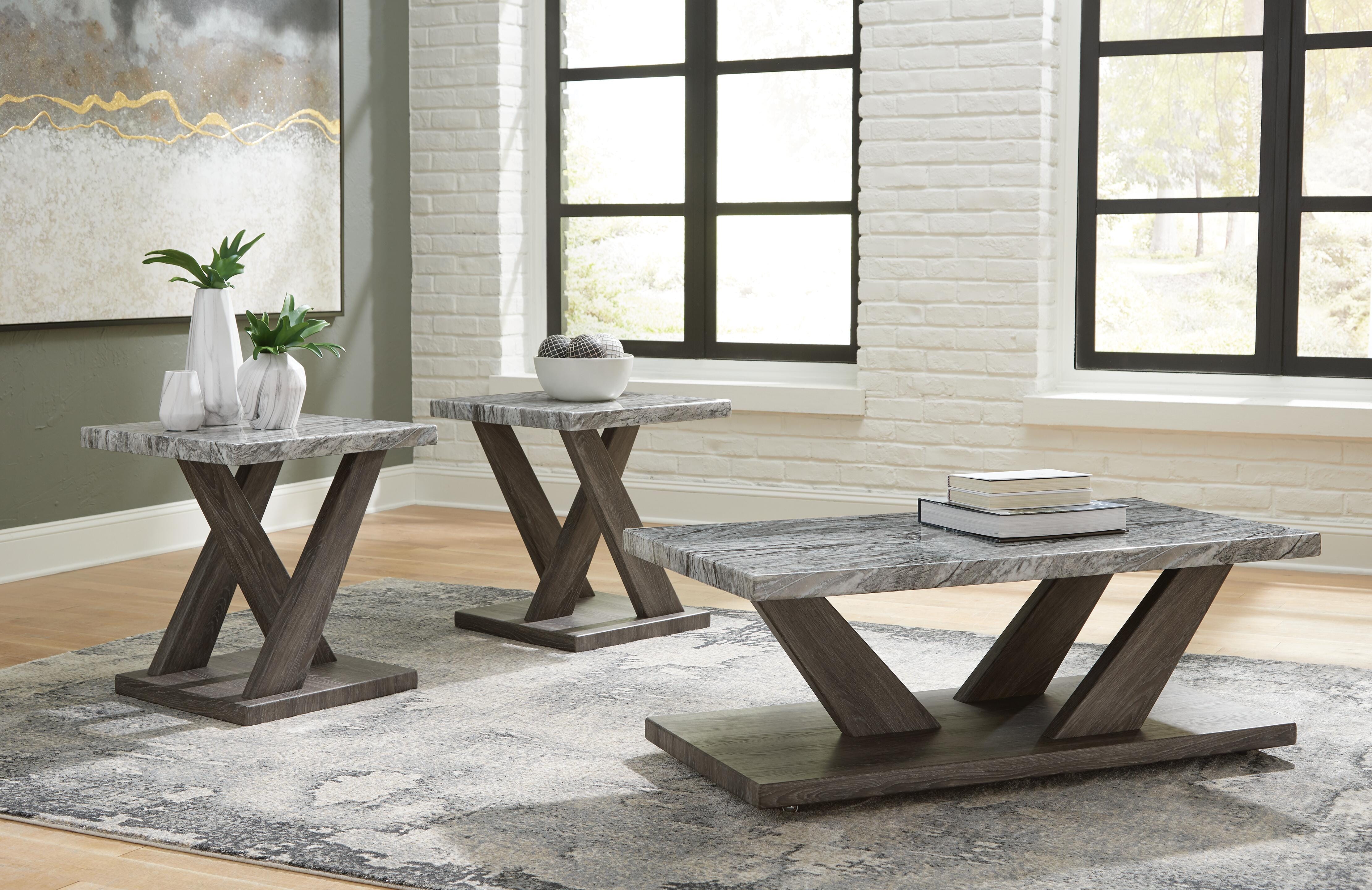Click here for Bensonale Table (Set of 3)  Brown/Gray prices