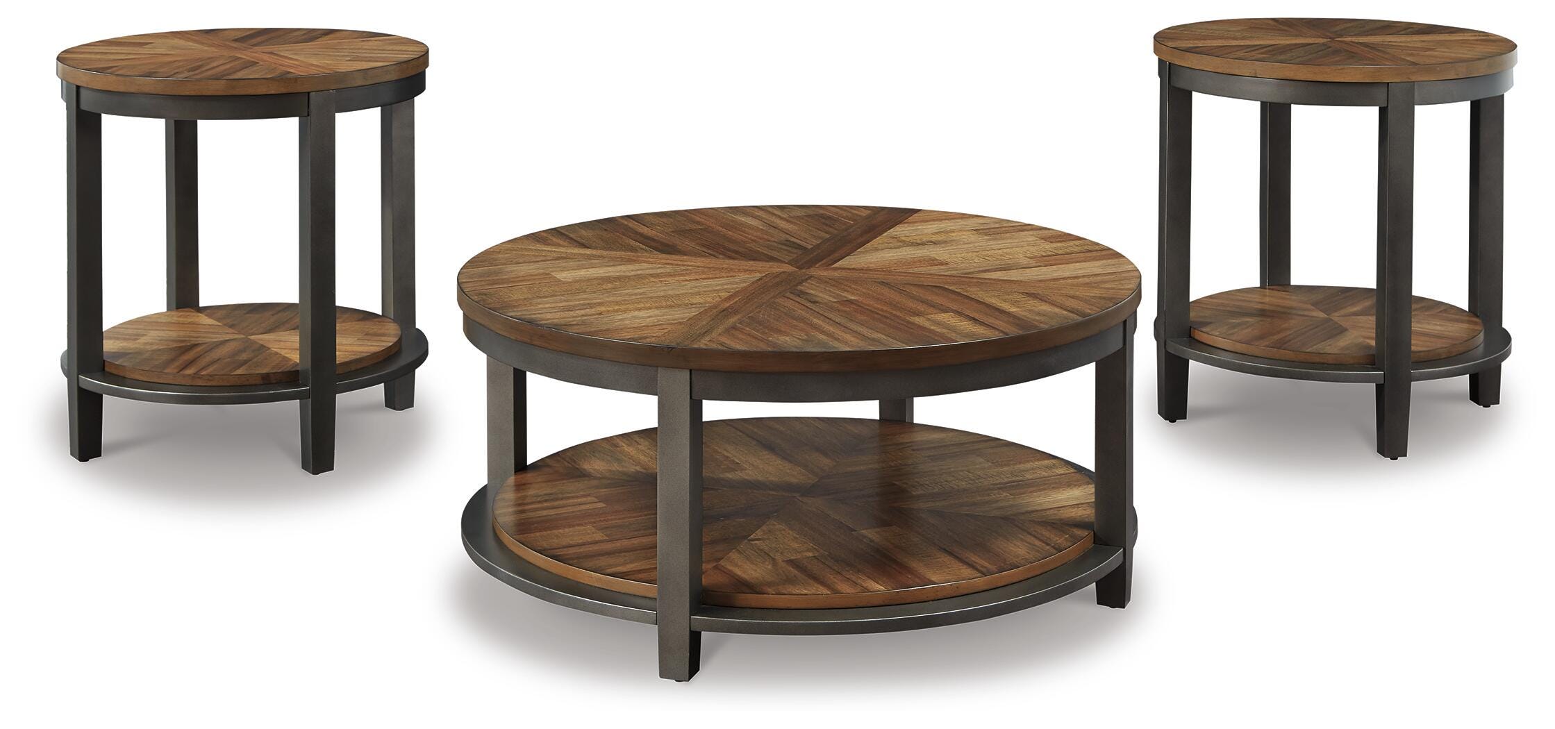 Click here for Roybeck Table (Set of 3)  Light Brown/Bronze prices