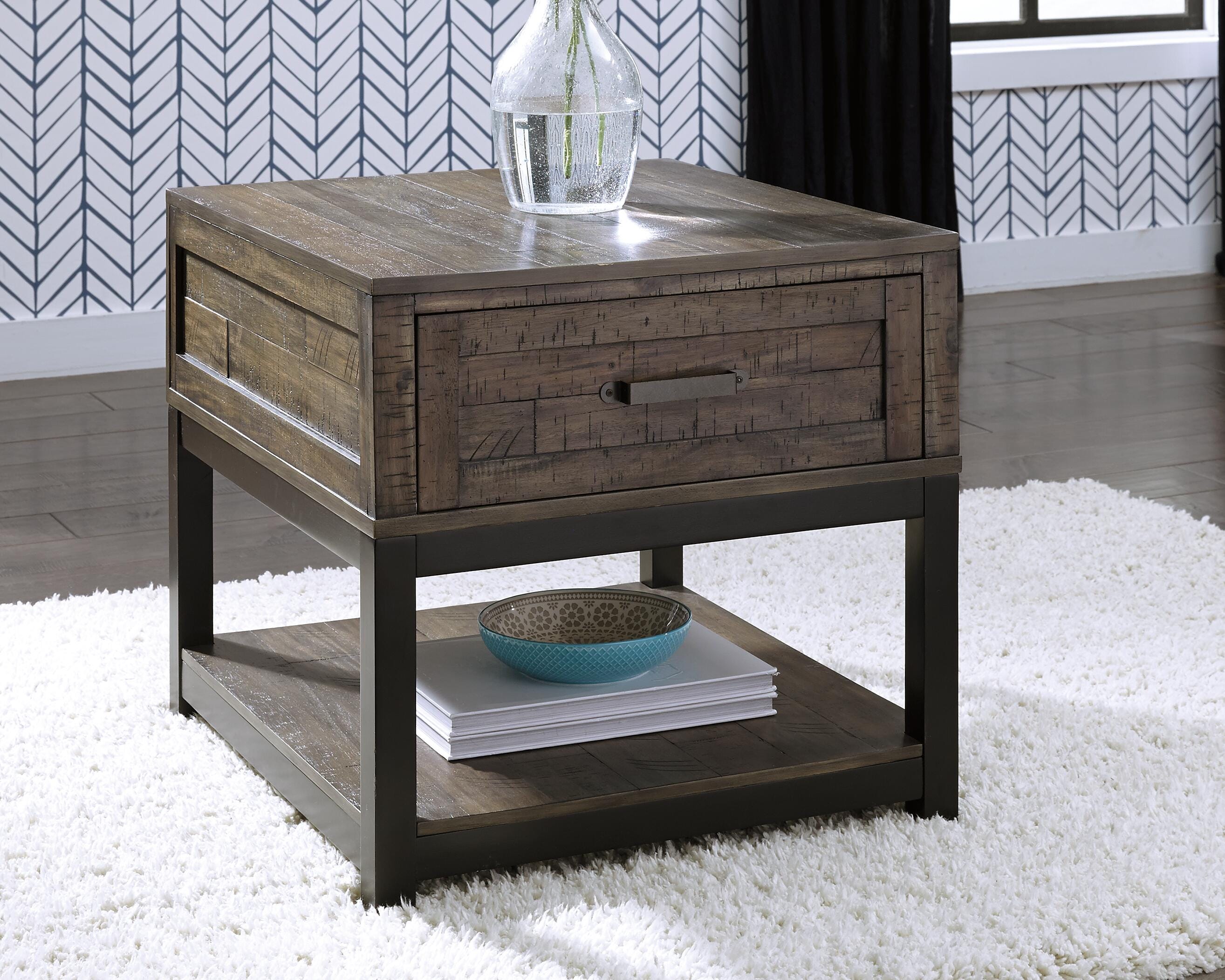 Click here for Johurst End Table  Grayish Brown prices