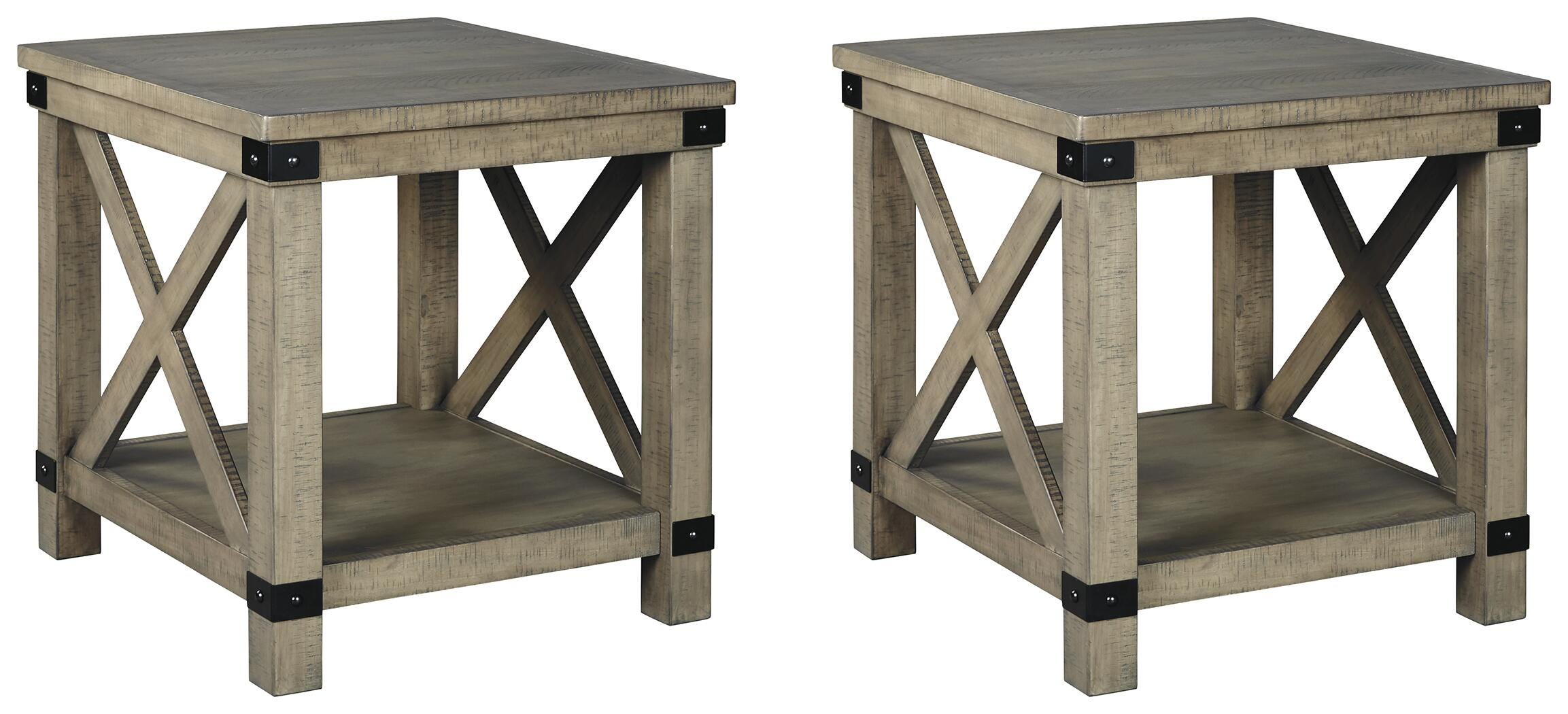 Click here for Aldwin 2 End Tables  Gray prices