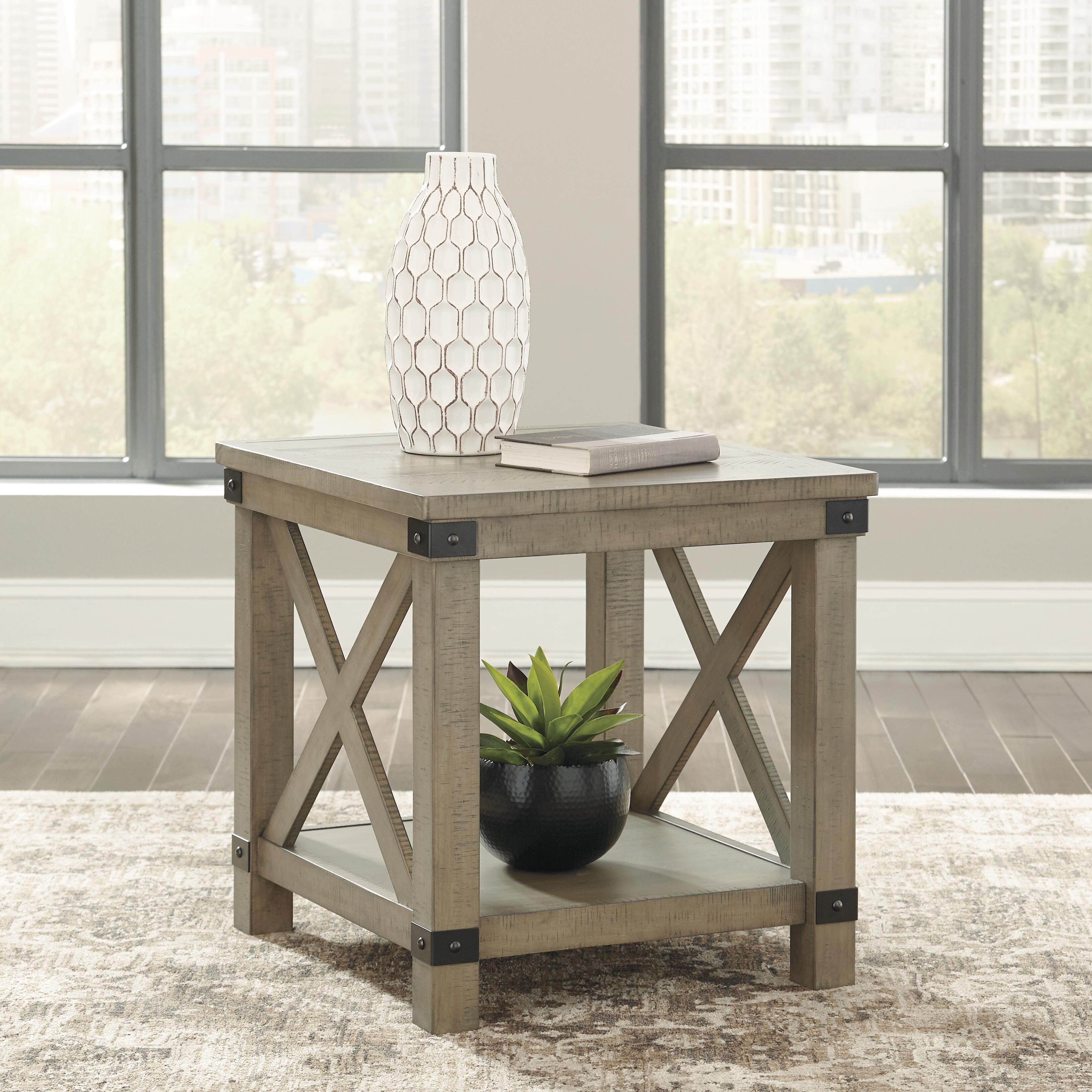 Click here for Aldwin End Table  Gray prices