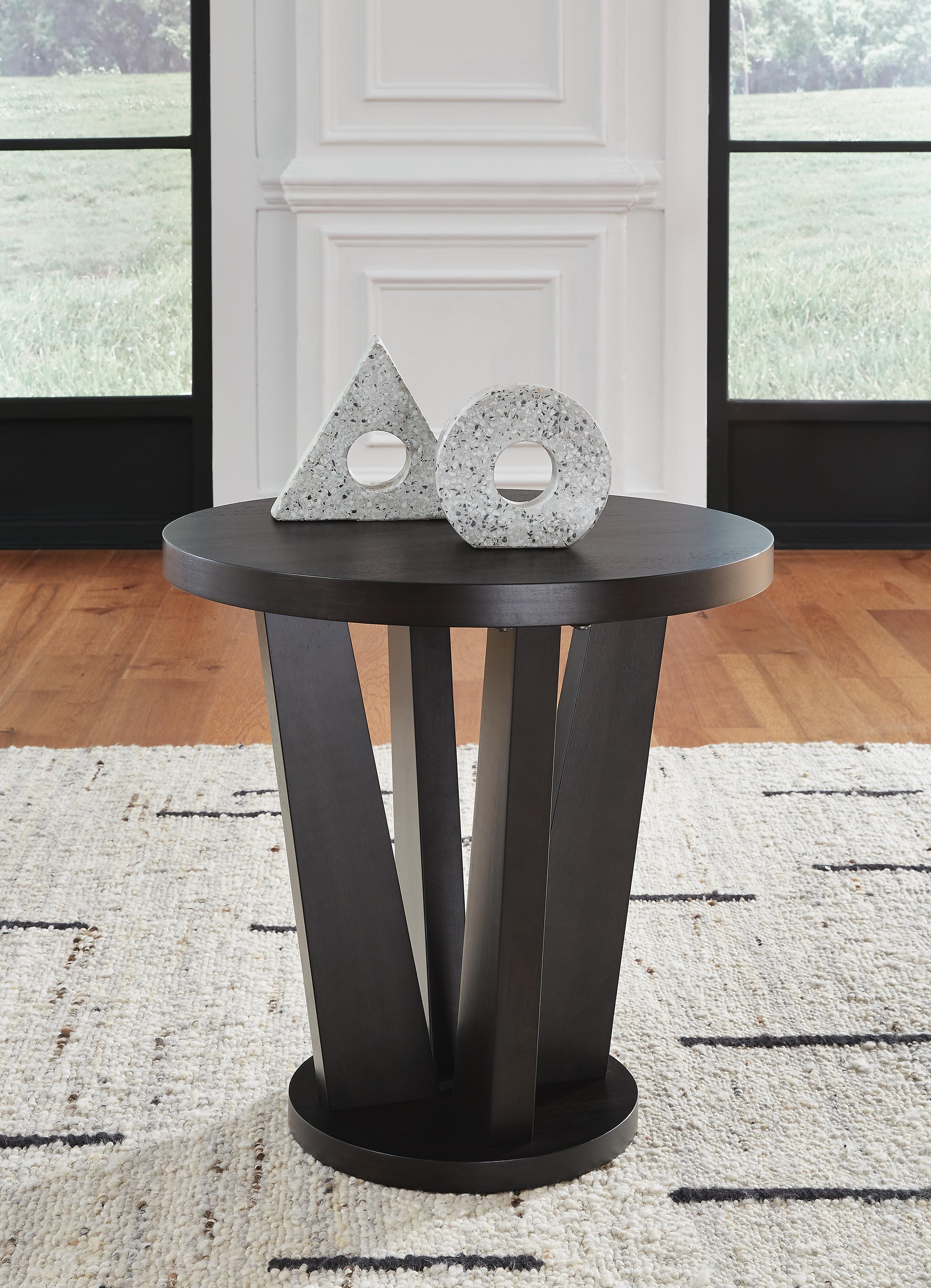 Click here for Chasinfield End Table  Dark Brown prices