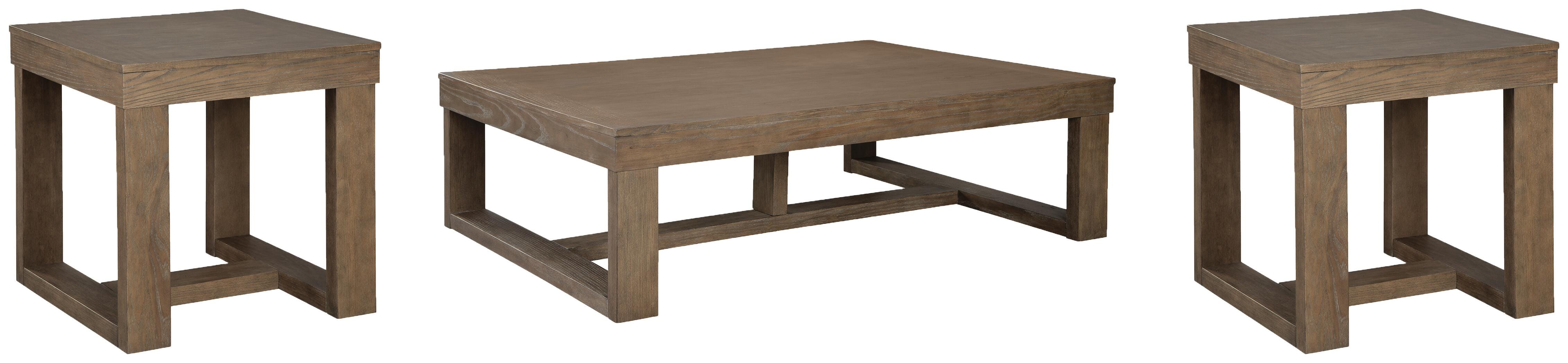Click here for Cariton Coffee Table with 2 End Tables  Gray prices