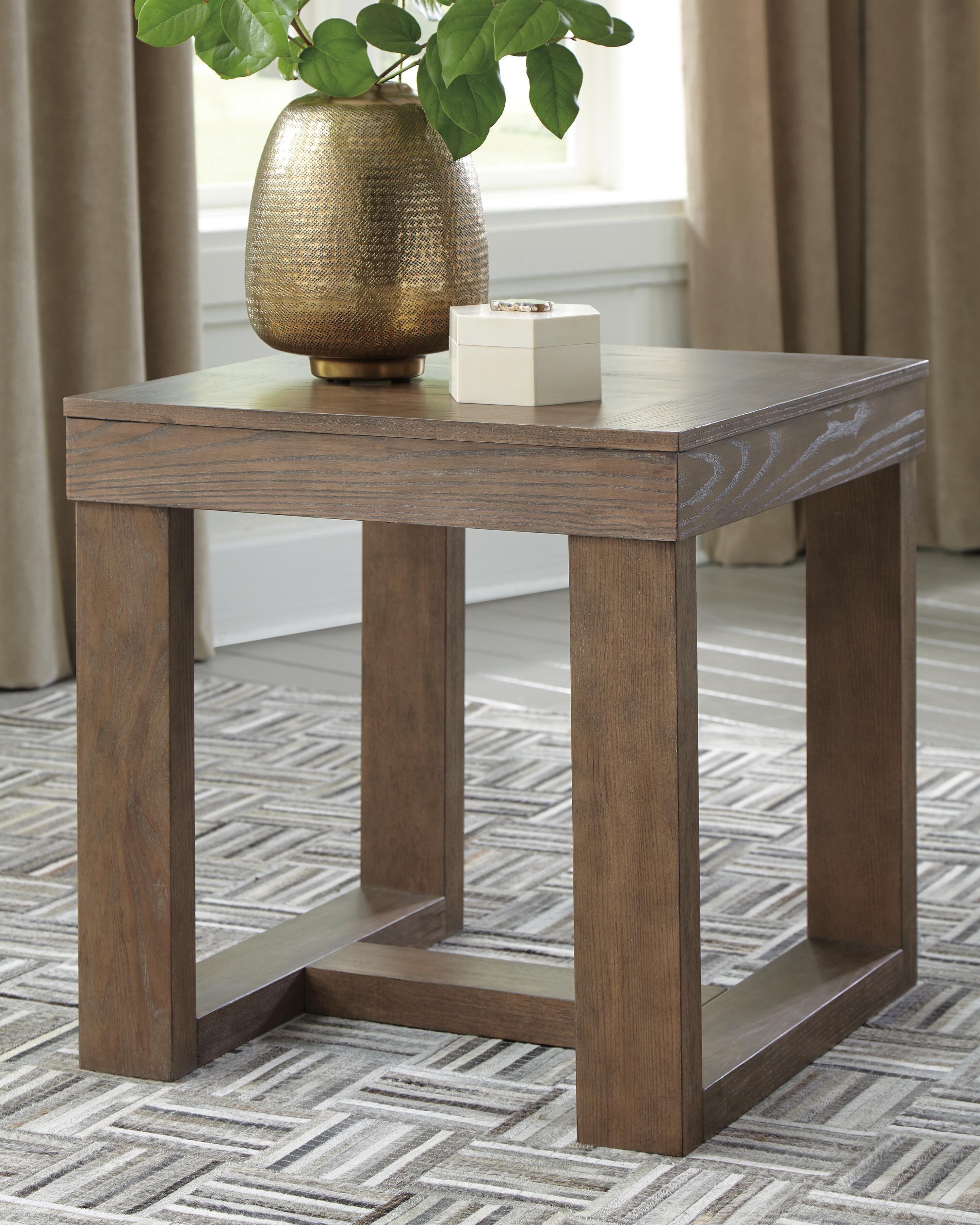 Click here for Cariton End Table  Gray prices