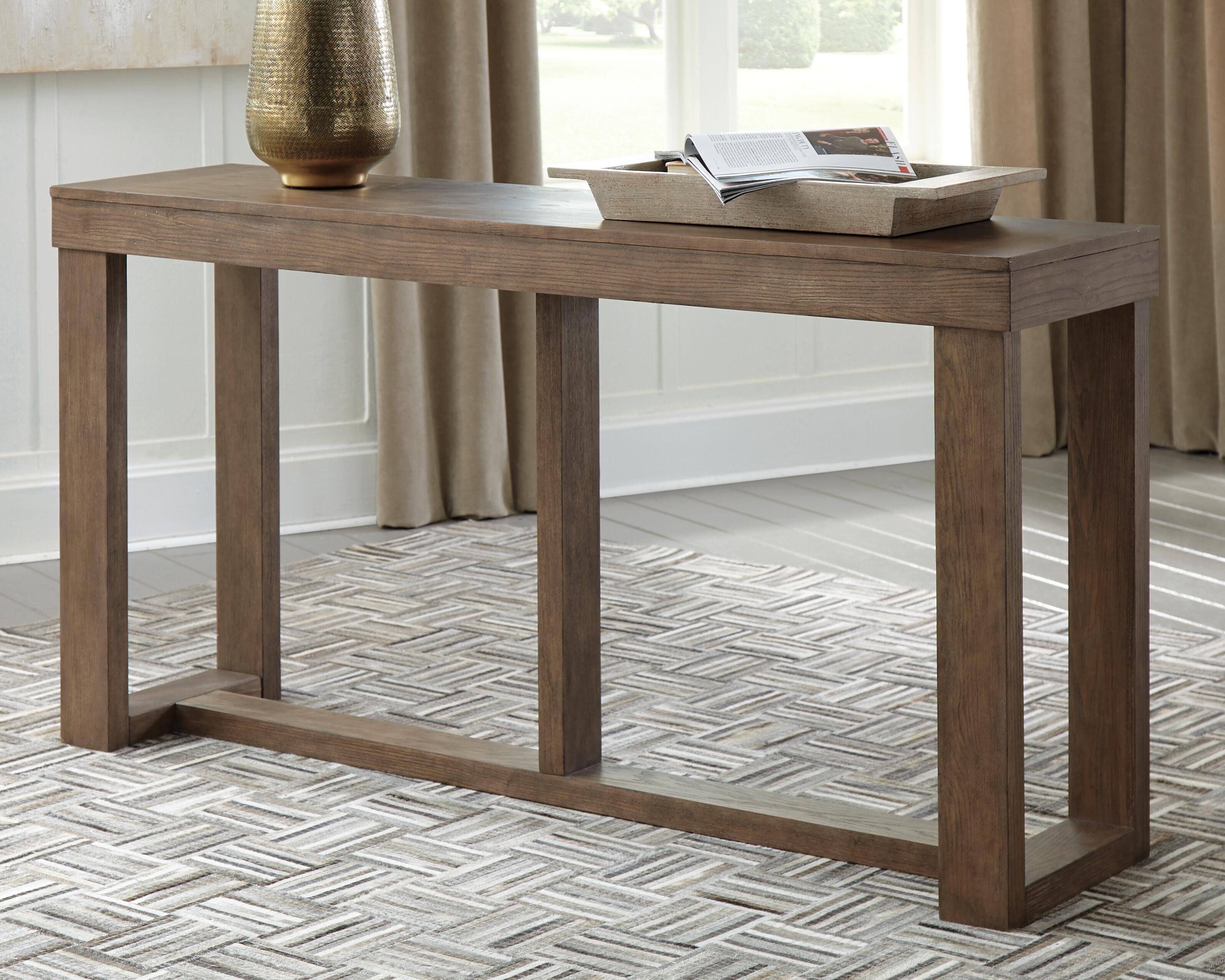 Click here for Cariton Sofa/Console Table  Gray prices