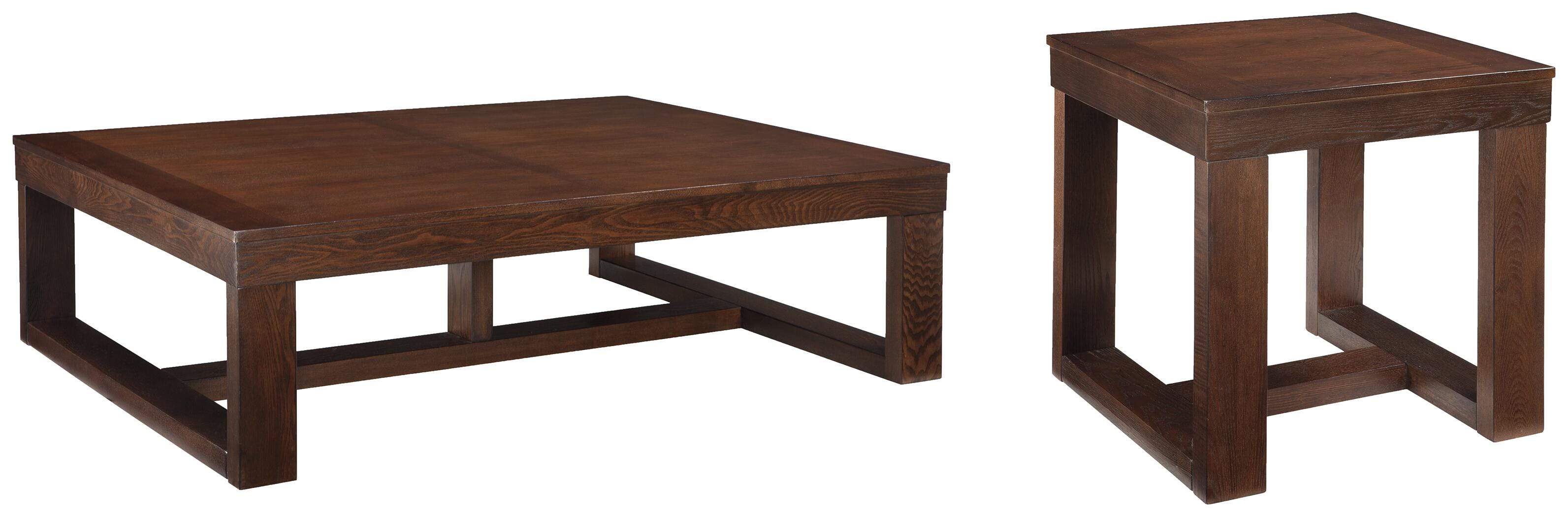Click here for Watson Coffee Table with 1 End Table  Dark Brown prices