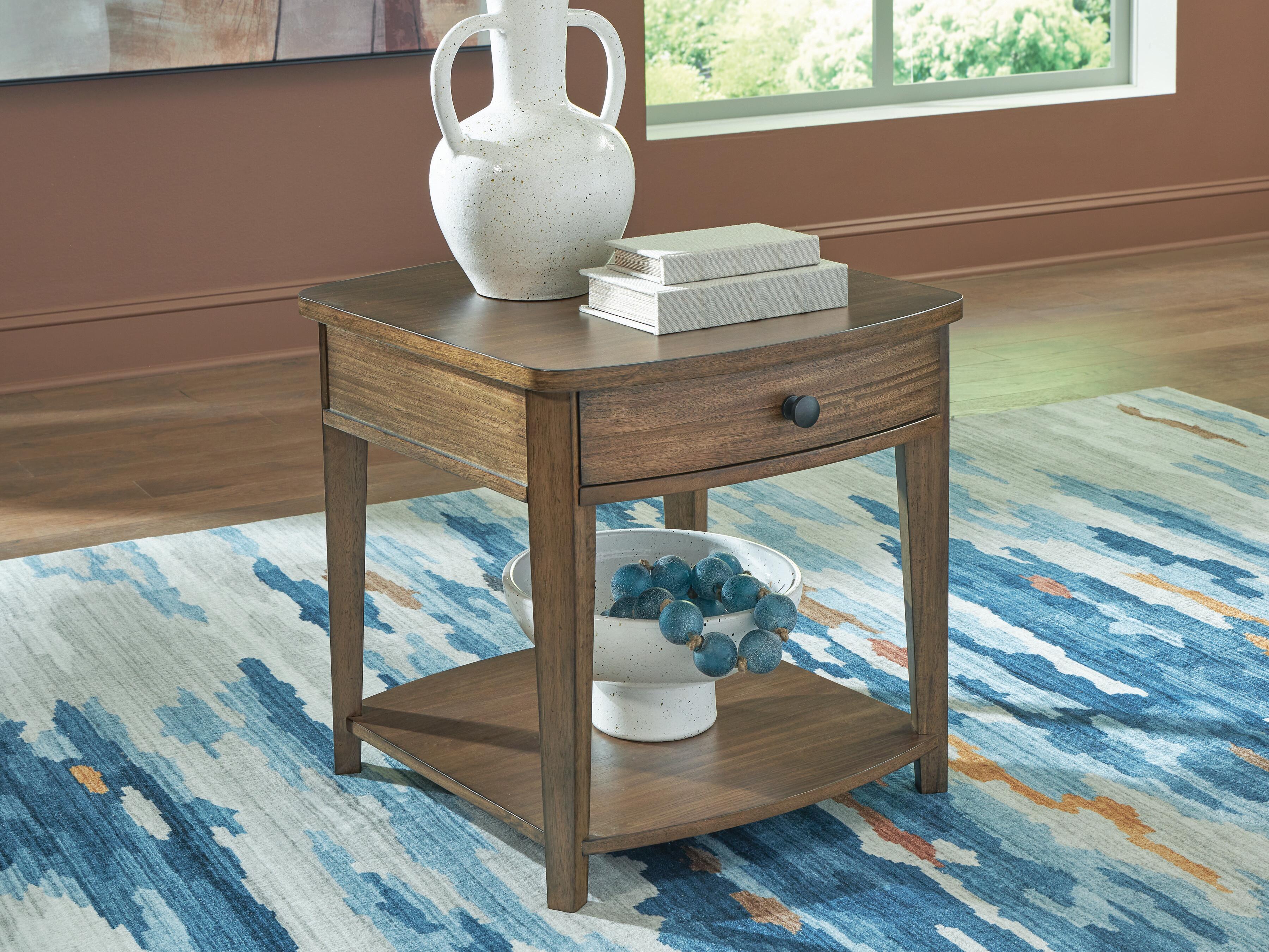 Click here for Burkbyer End Table  Brown prices