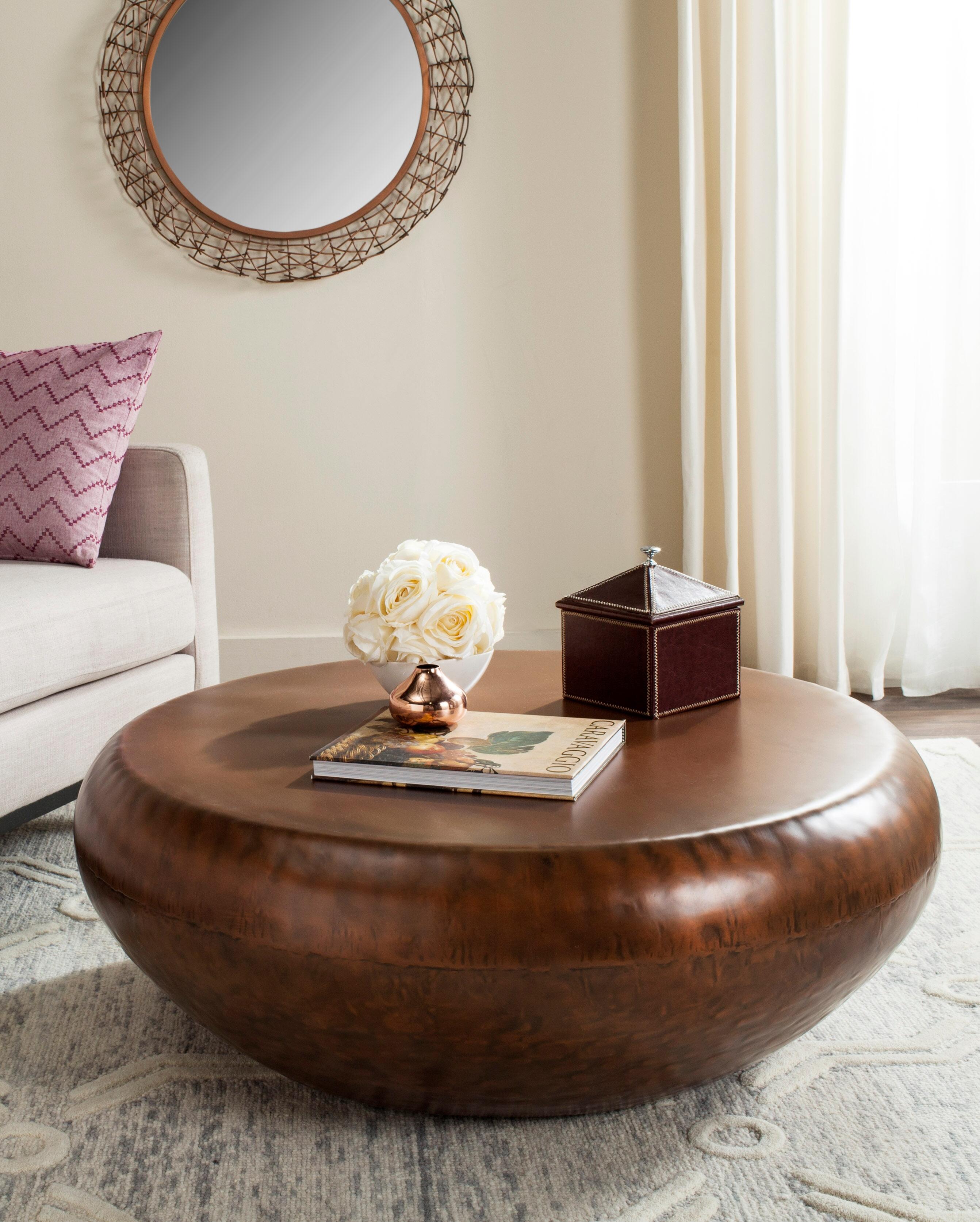 Click here for Safavieh Drum Coffee Table  Copper prices