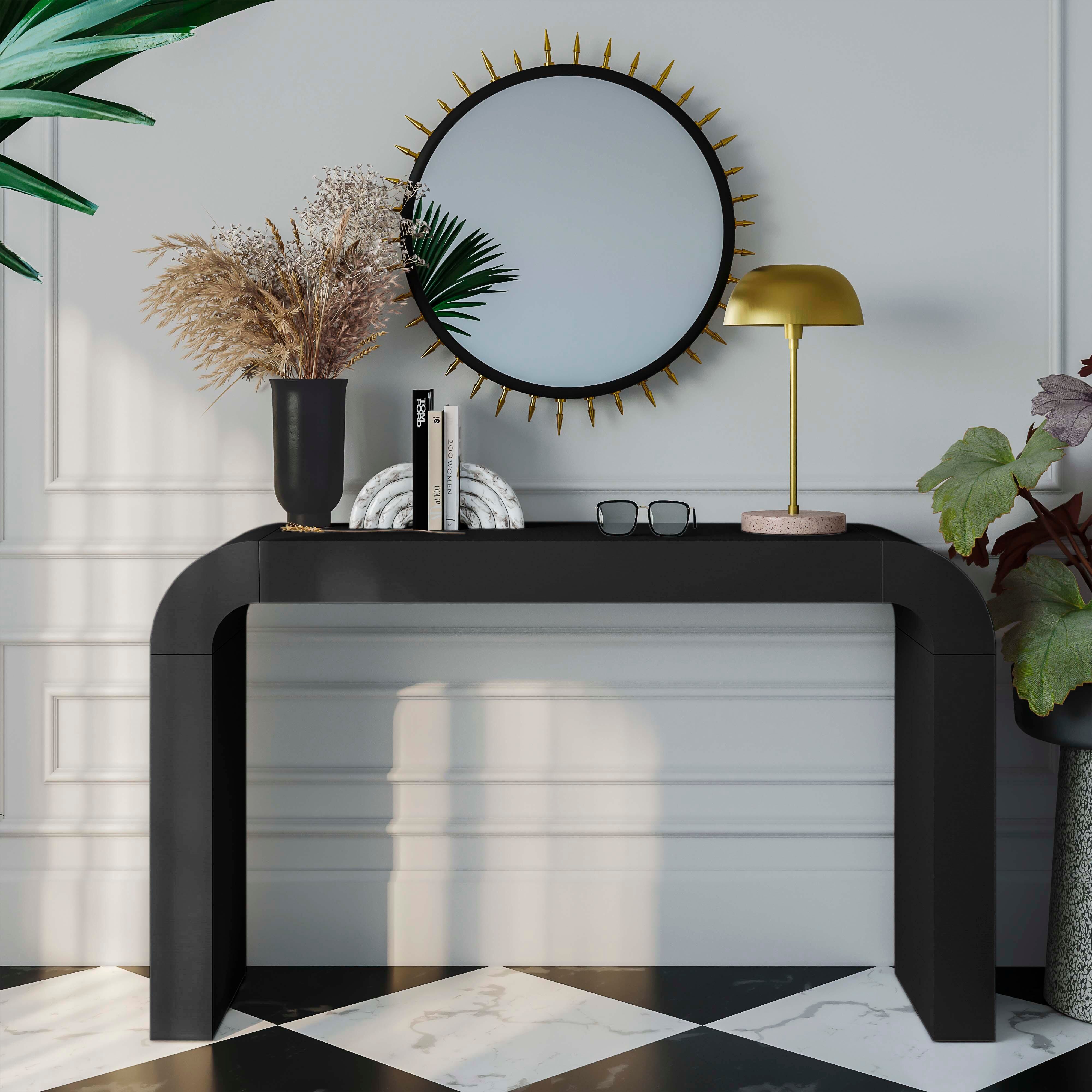 Click here for TOV Hump Black Console Table prices
