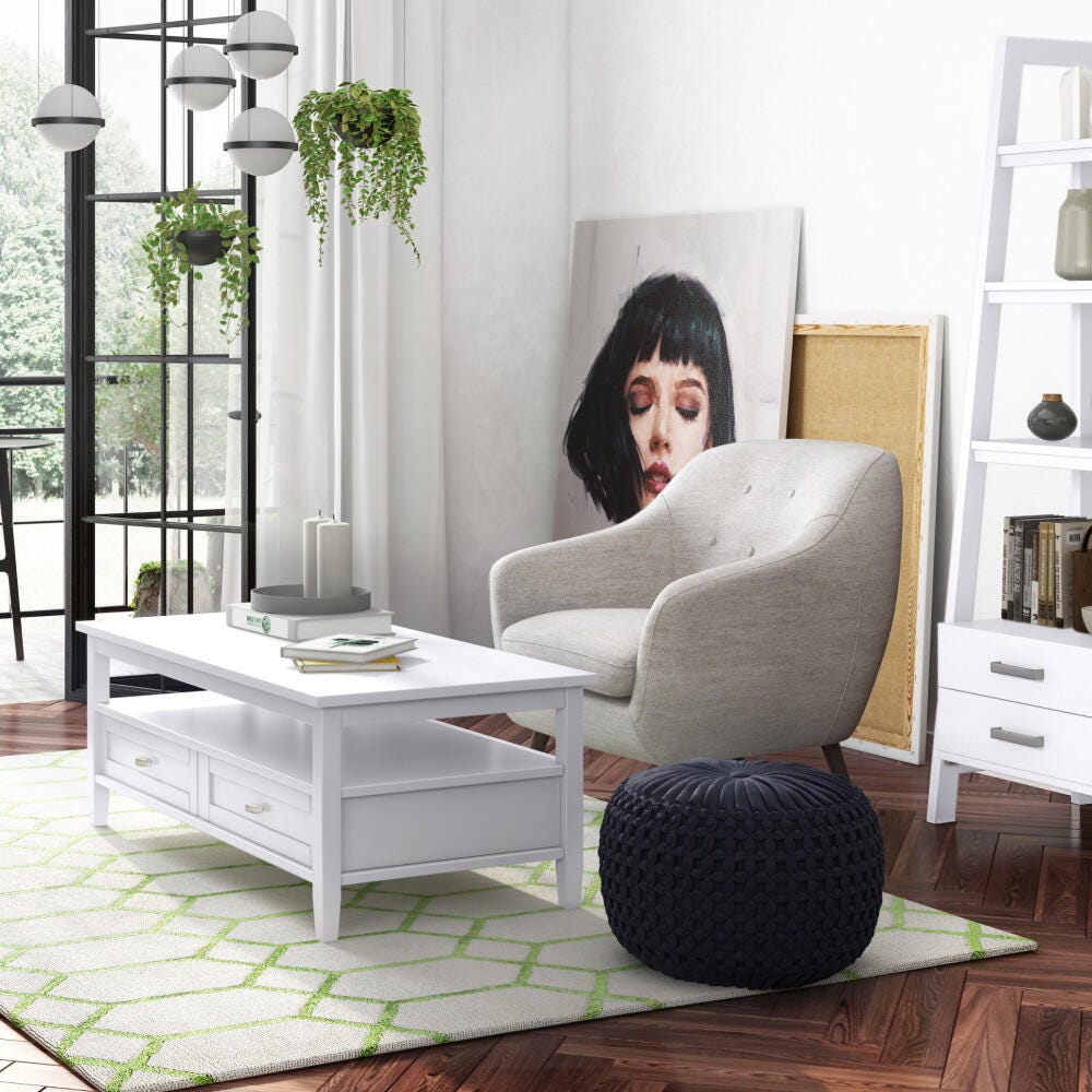 Click here for Shaker Rustic Coffee Table  White prices