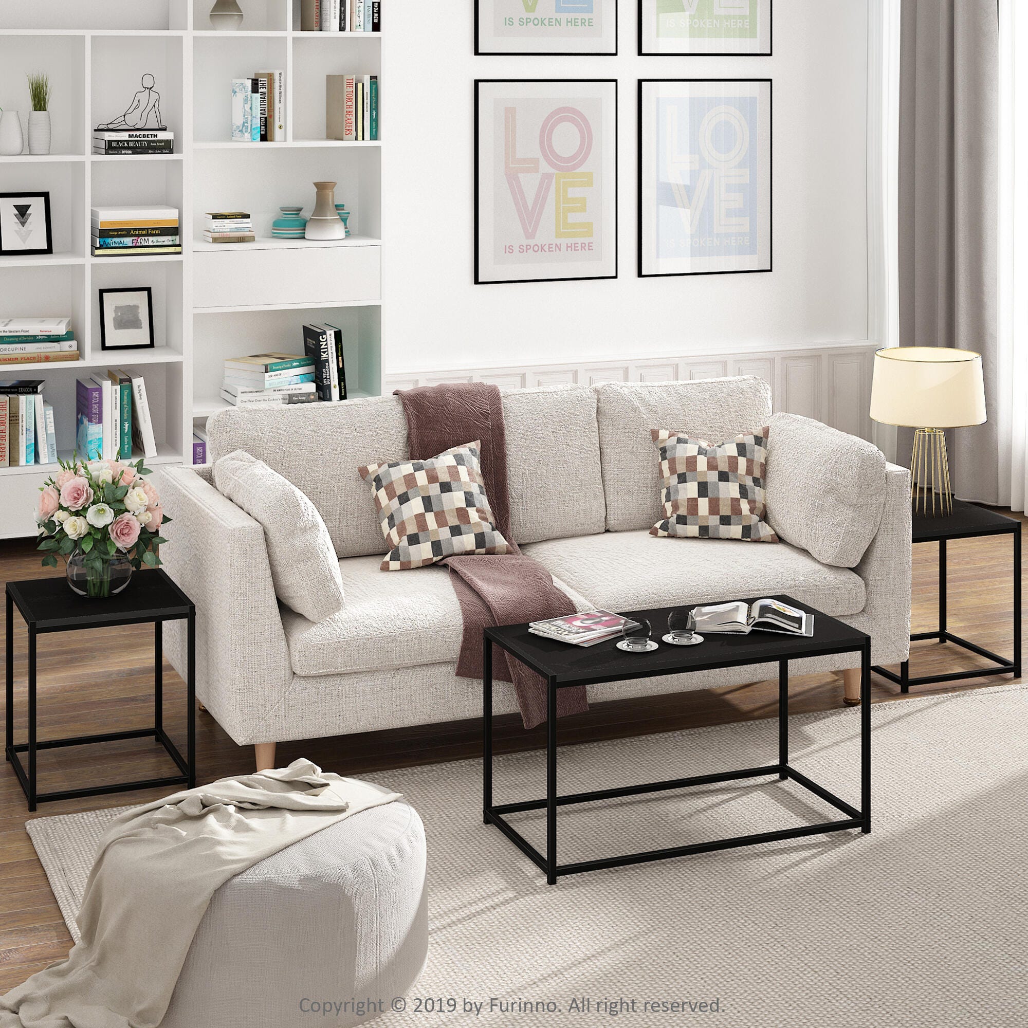 Click here for Camus Modern Living Room Table 3-Piece Set  Americ... prices