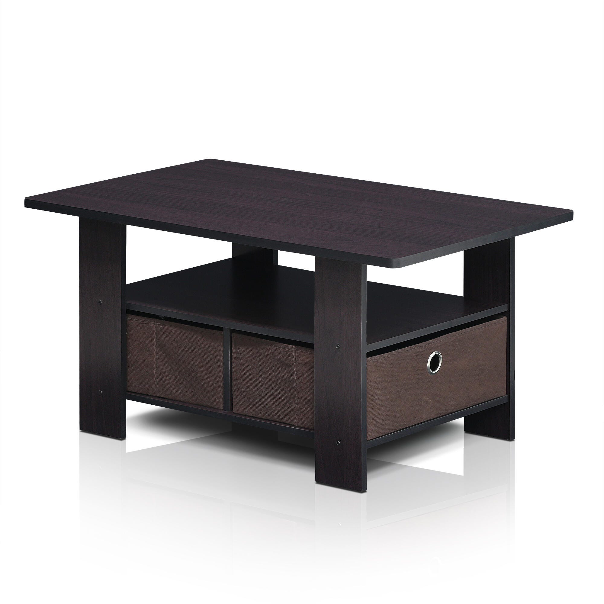 Click here for Andrey Coffee Table with Bin Drawer  Dark Walnut prices