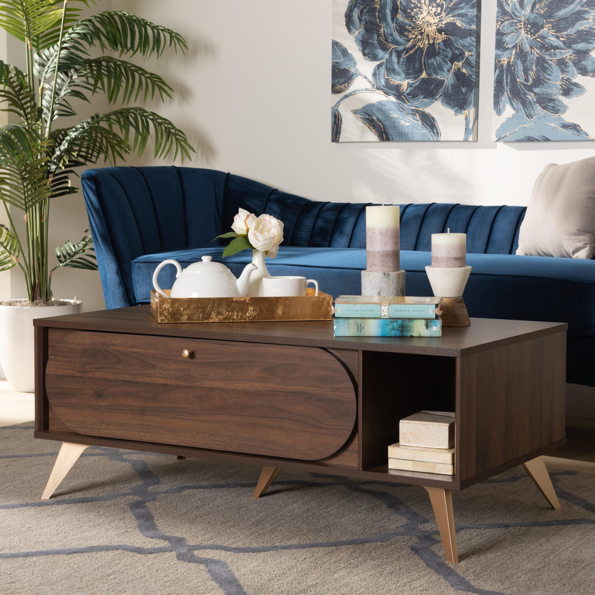 Click here for Edel Walnut Coffee Table  Brown prices