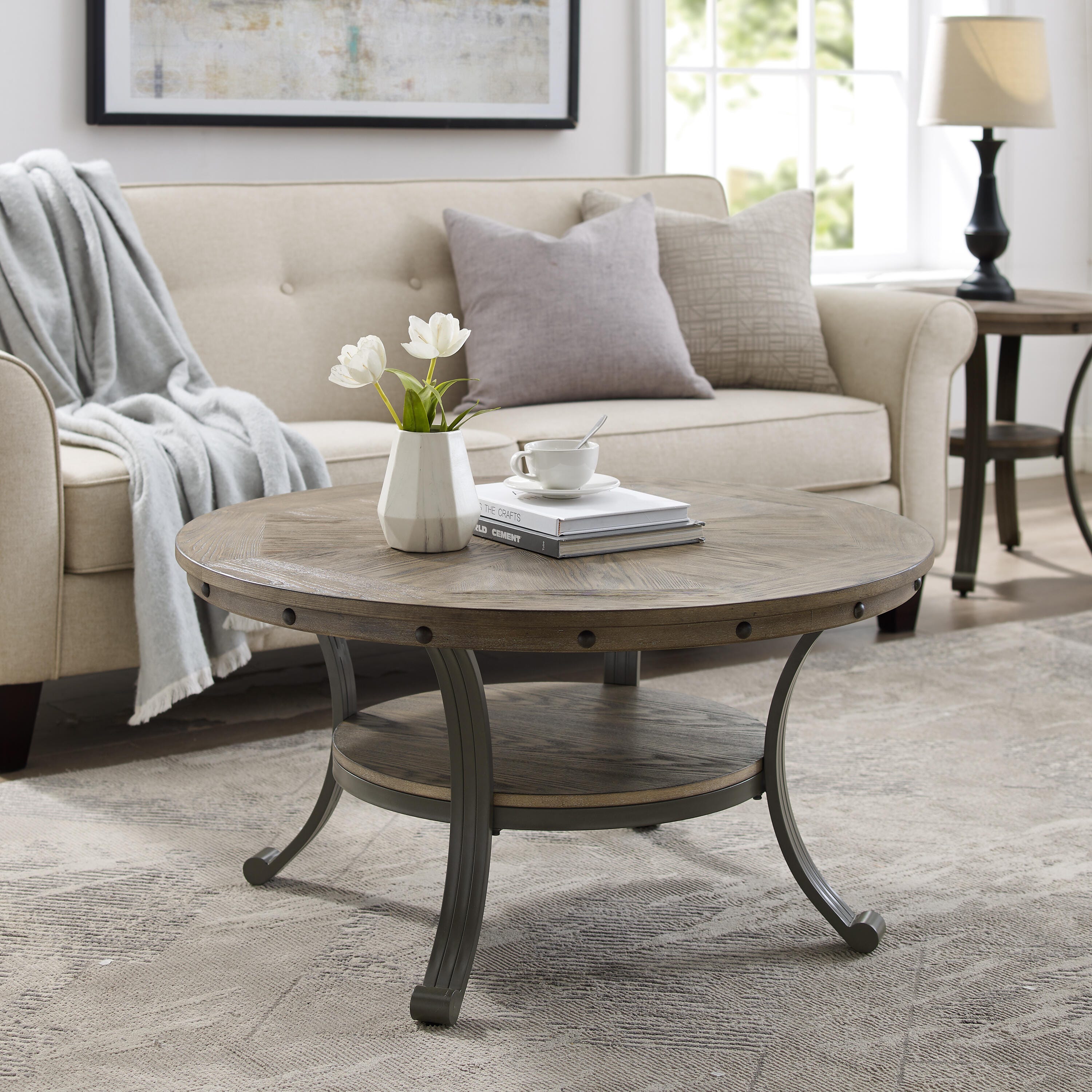 Click here for Powel Owens Coffee Table  Pewter Gray prices