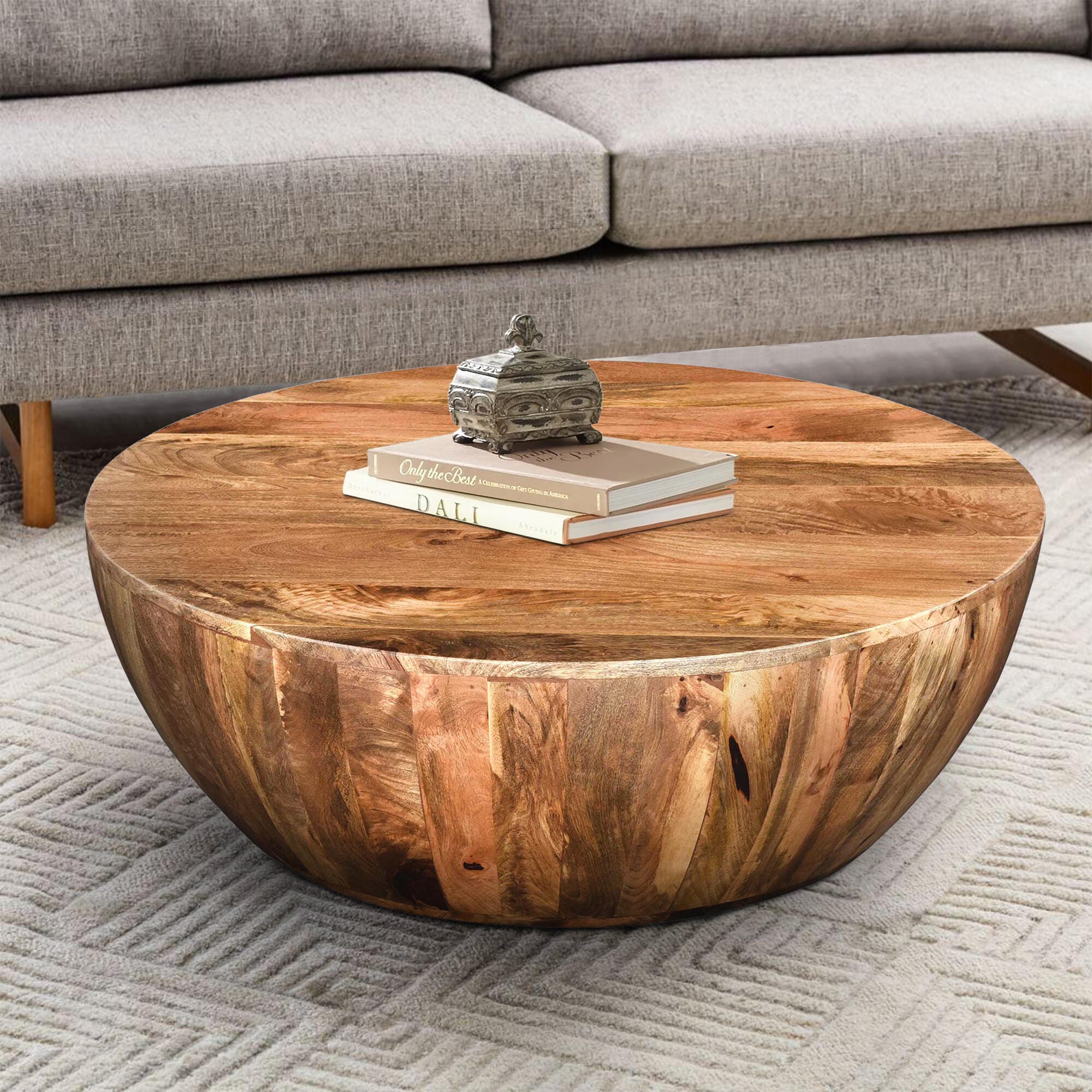 Click here for The Urban Port Round Coffee Table  Brown prices