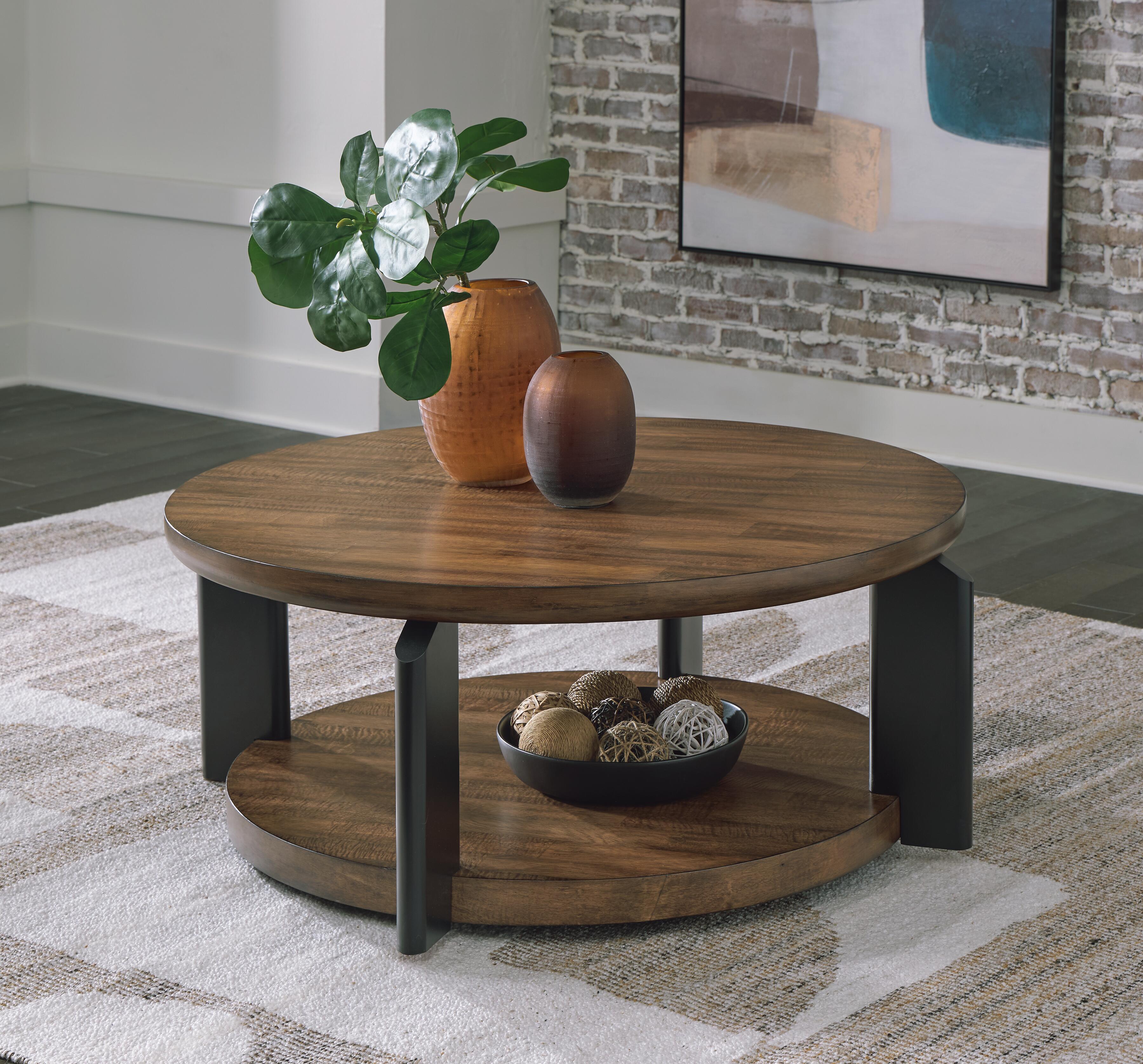 Click here for Kraeburn Coffee Table  Brown/Black prices