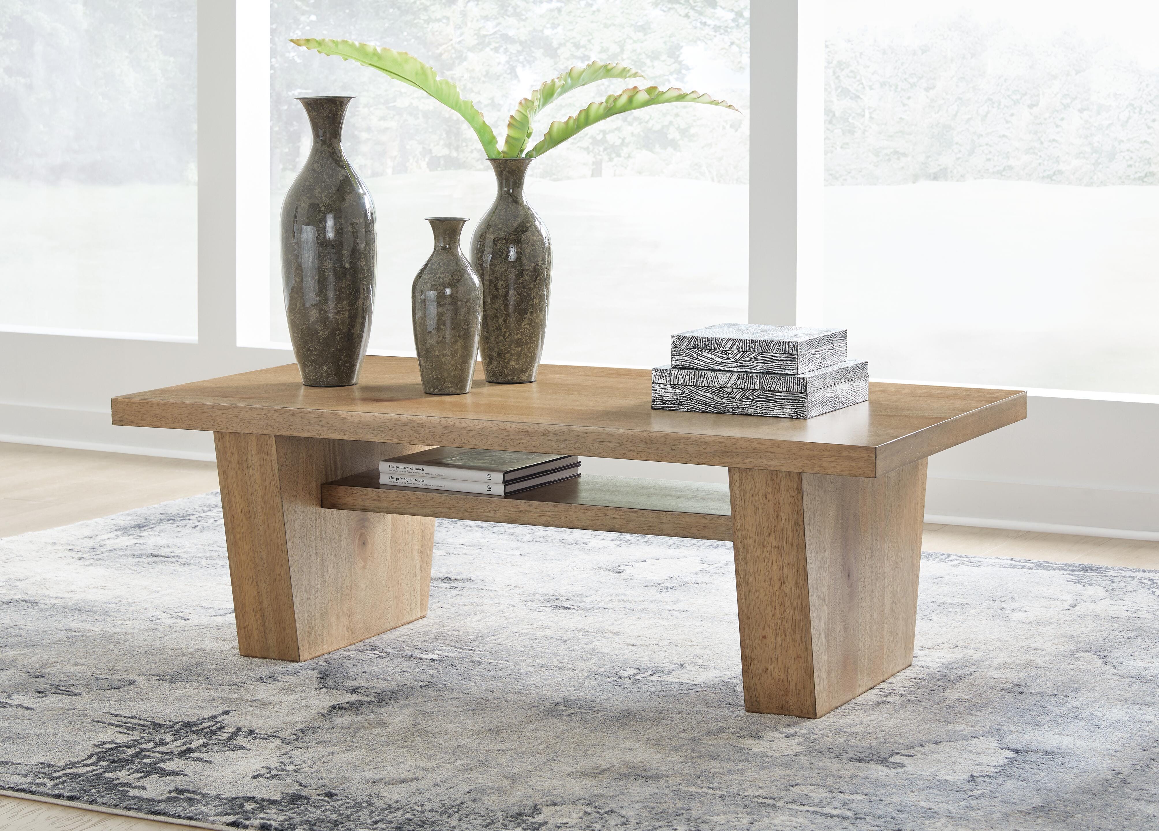 Click here for Kristiland Coffee Table  Light Brown prices