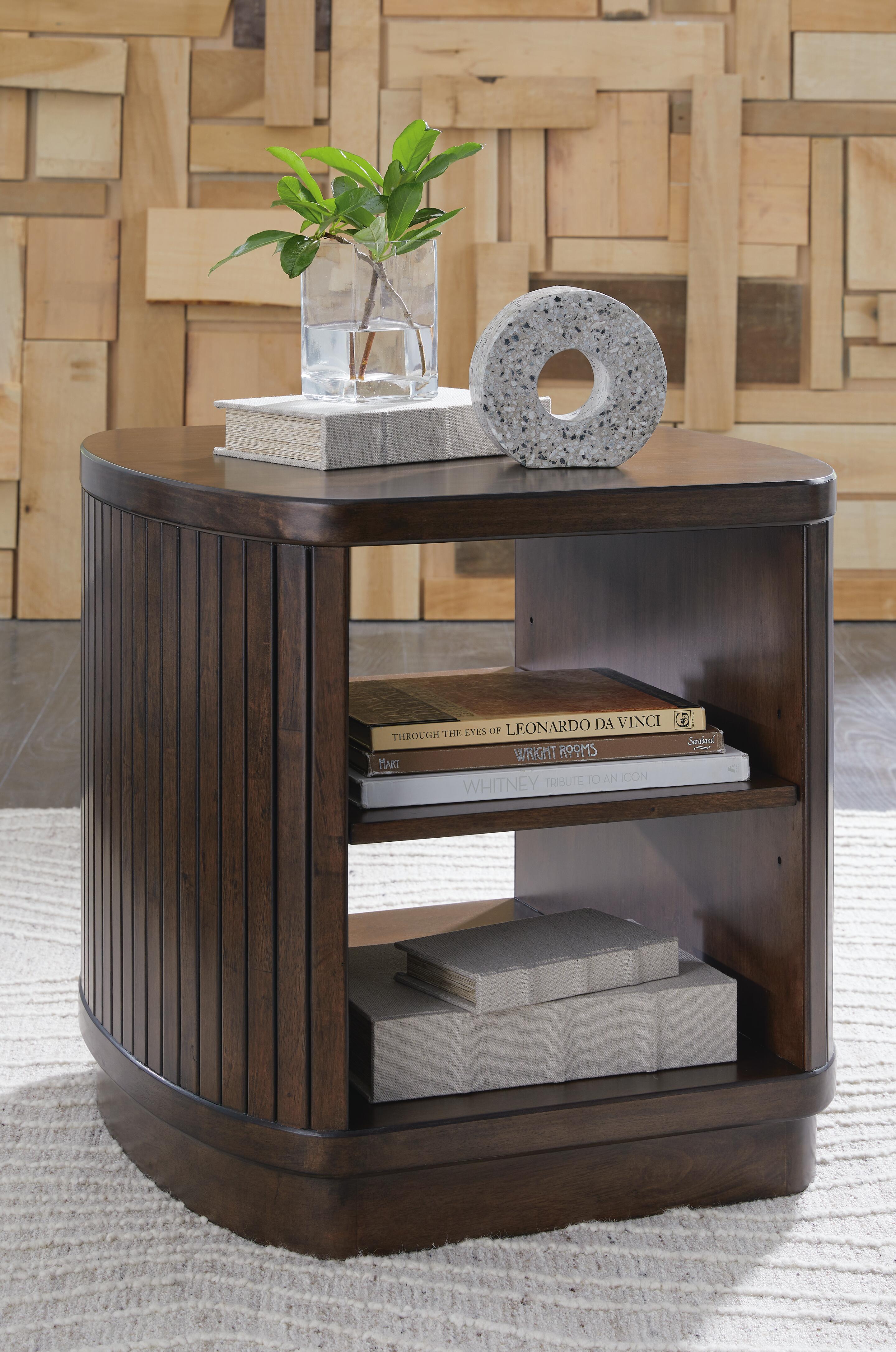 Click here for Korestone End Table  Dark Brown prices