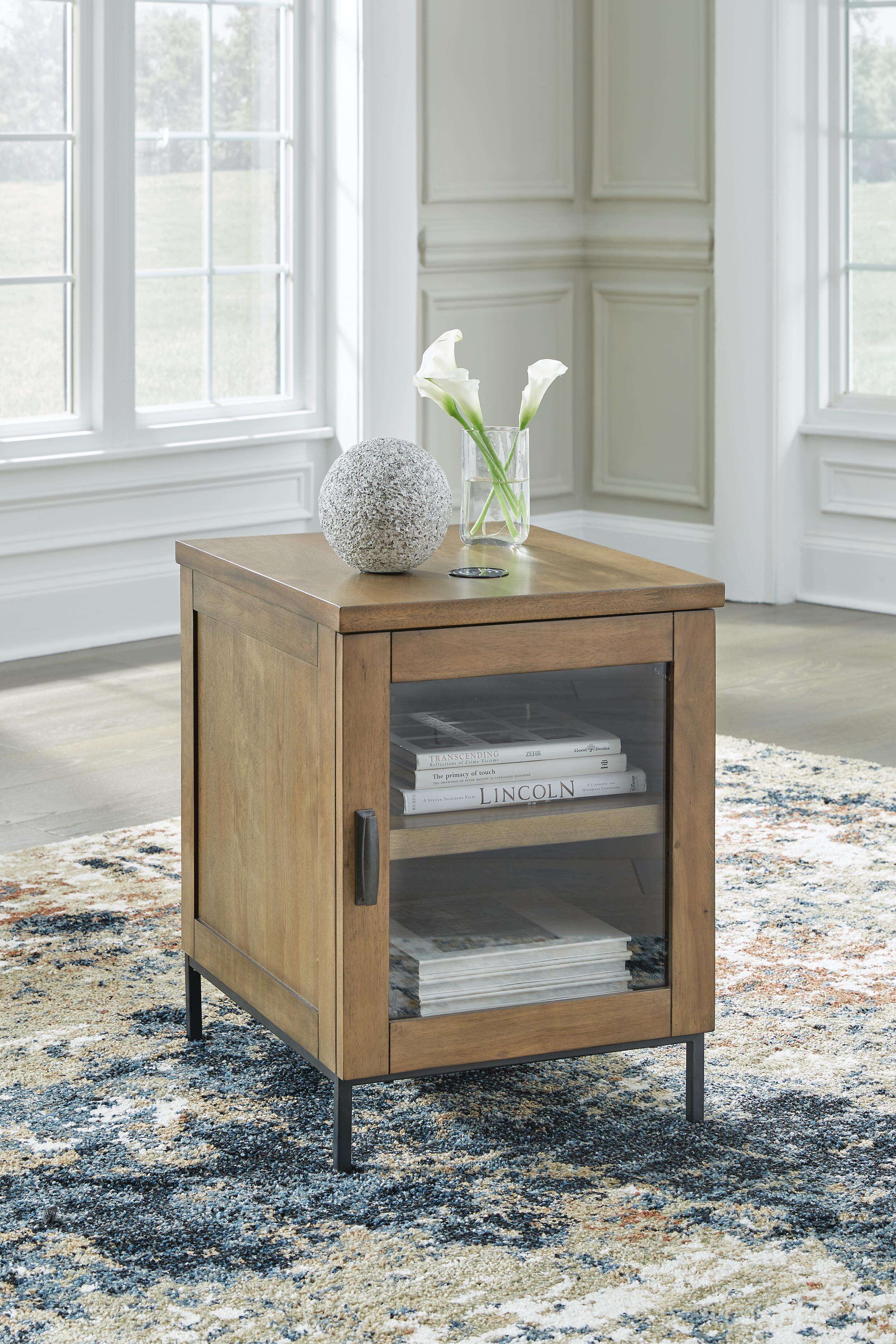 Click here for Torlanta Chairside End Table  Brown prices
