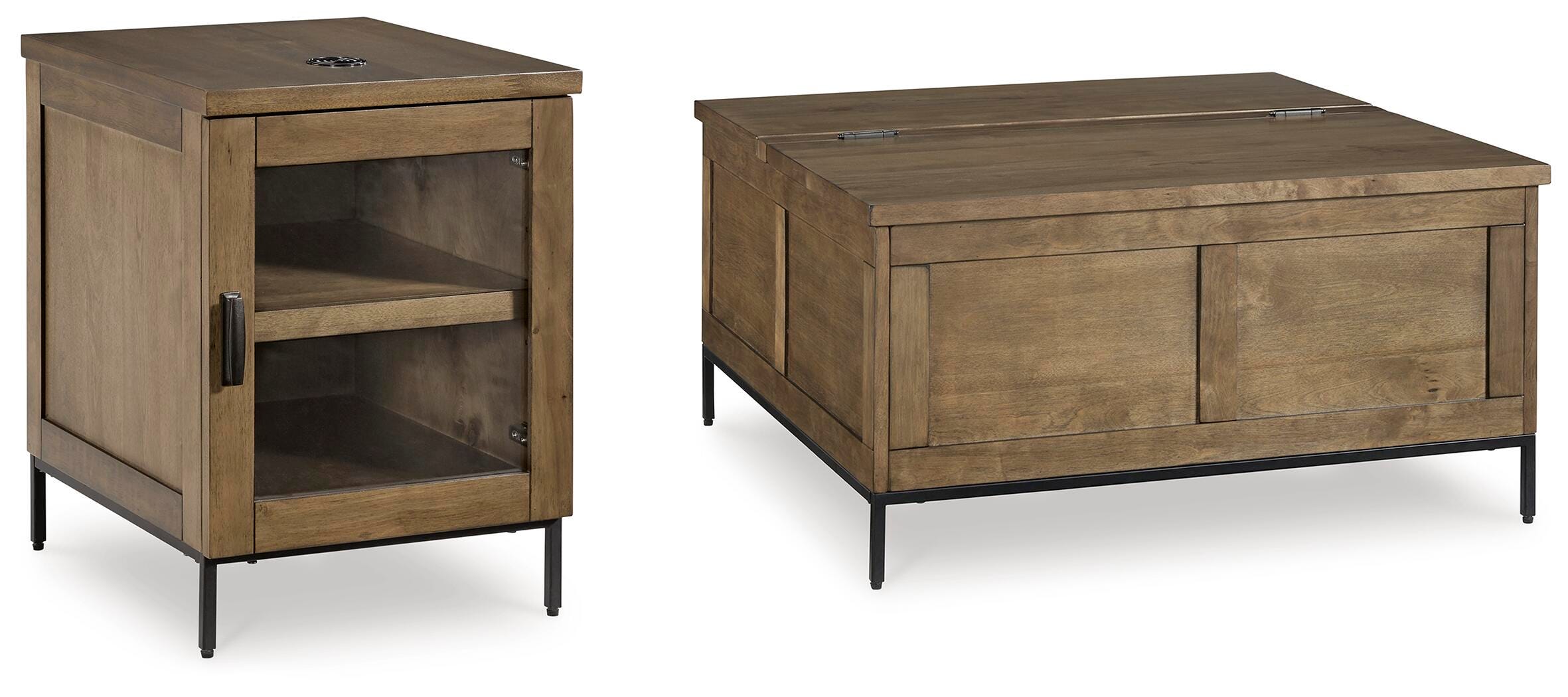 Click here for Torlanta Coffee Table with 1 End Table  Brown prices