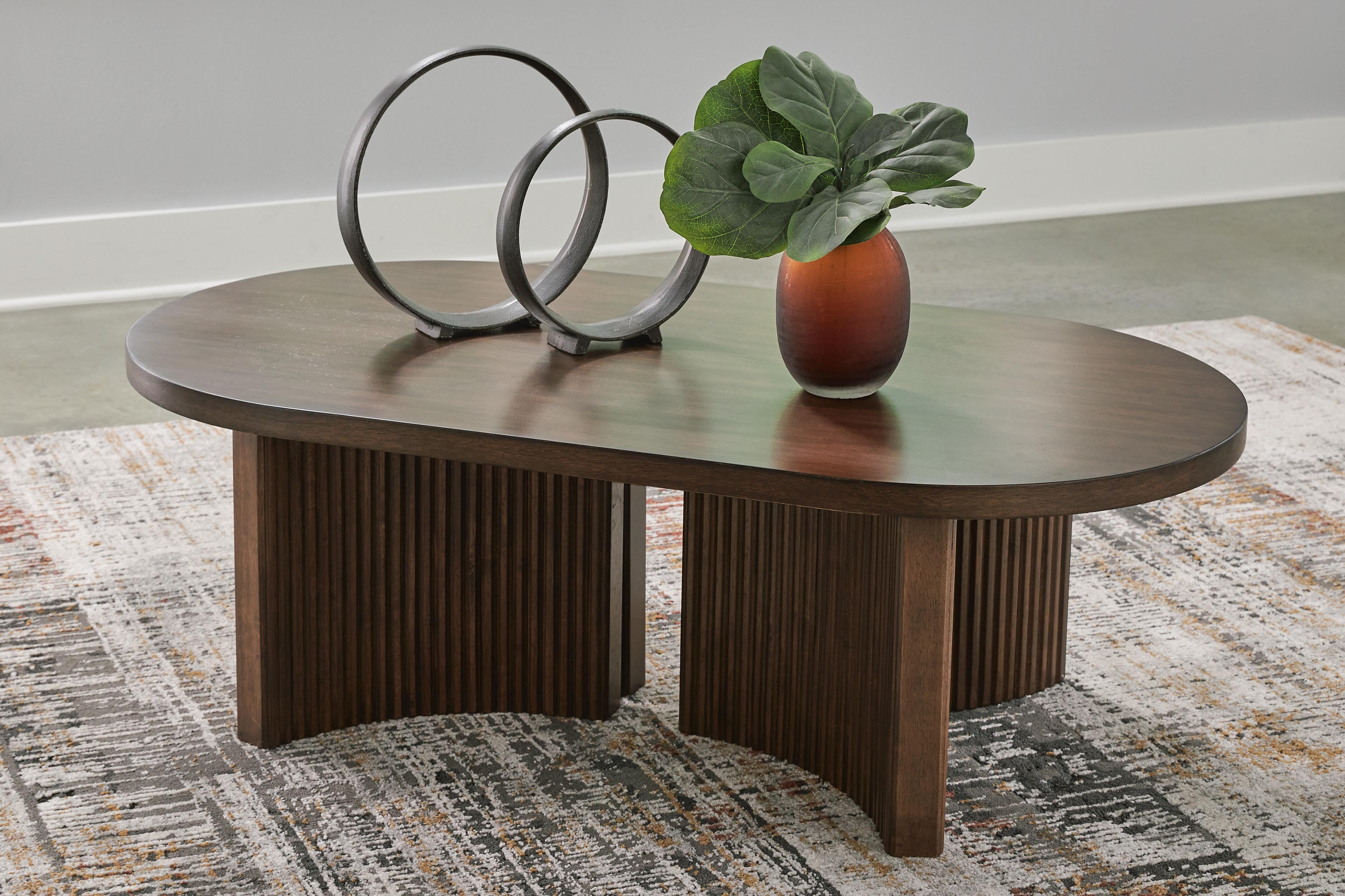 Click here for Korestone Coffee Table  Dark Brown prices