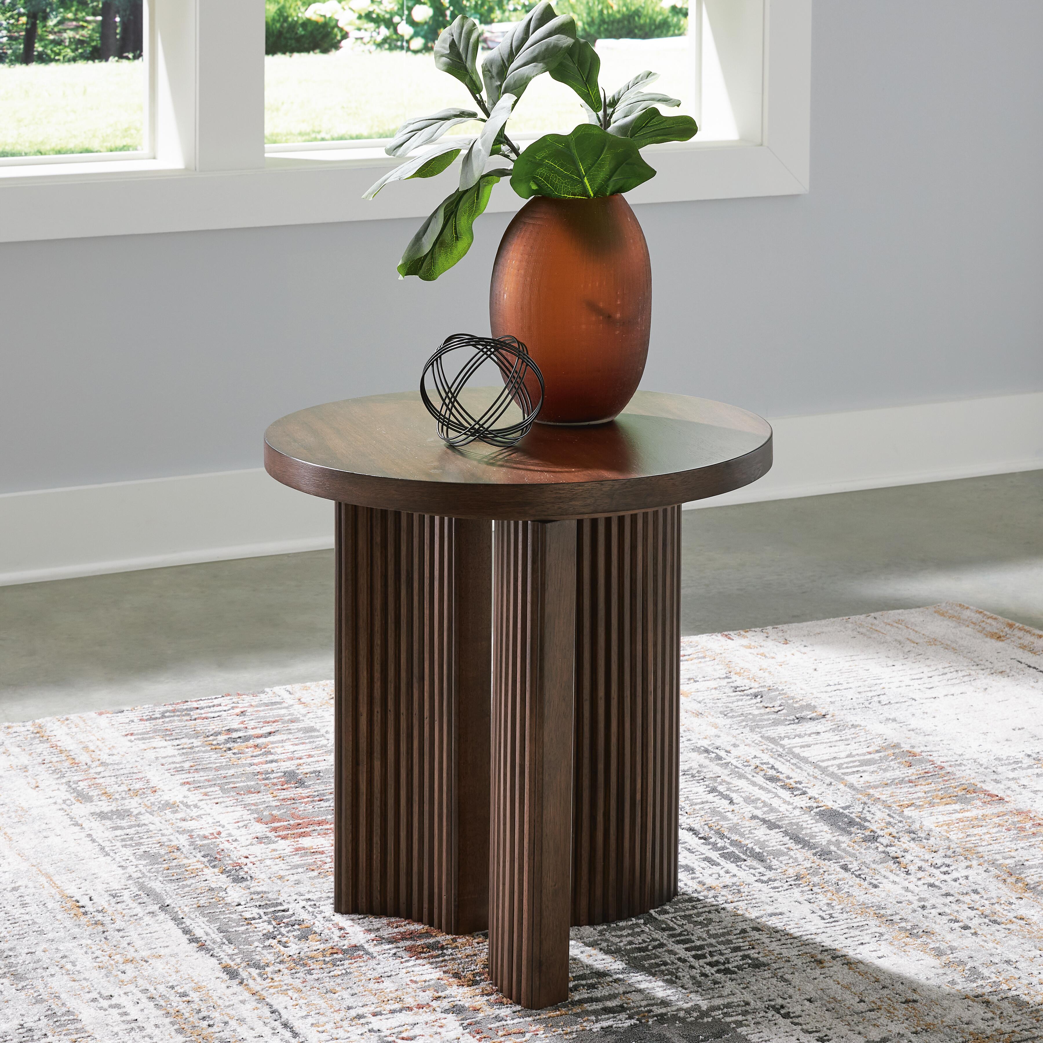 Click here for Korestone End Table  Dark Brown prices