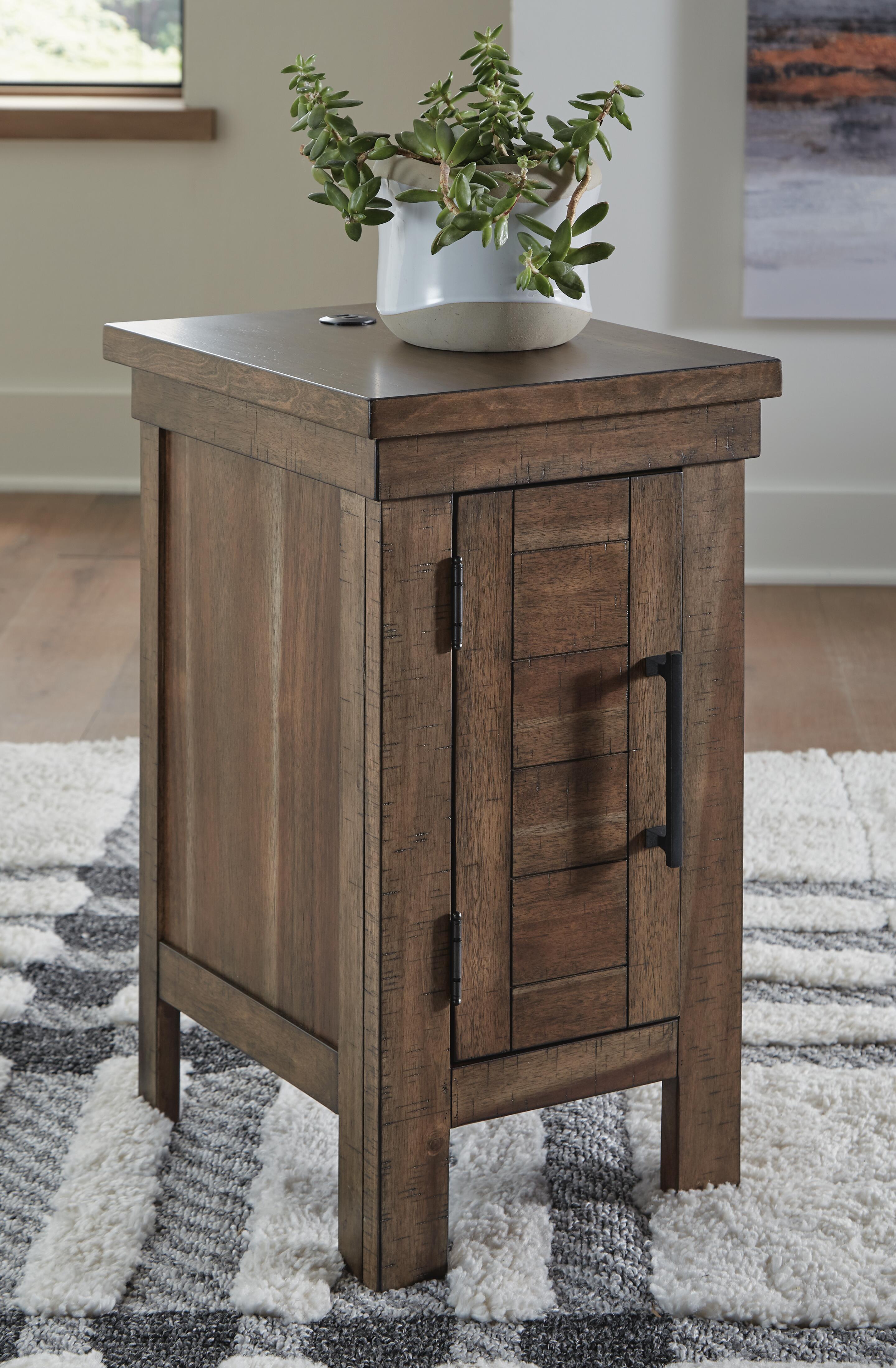 Click here for Moriville Chairside End Table  Grayish Brown prices