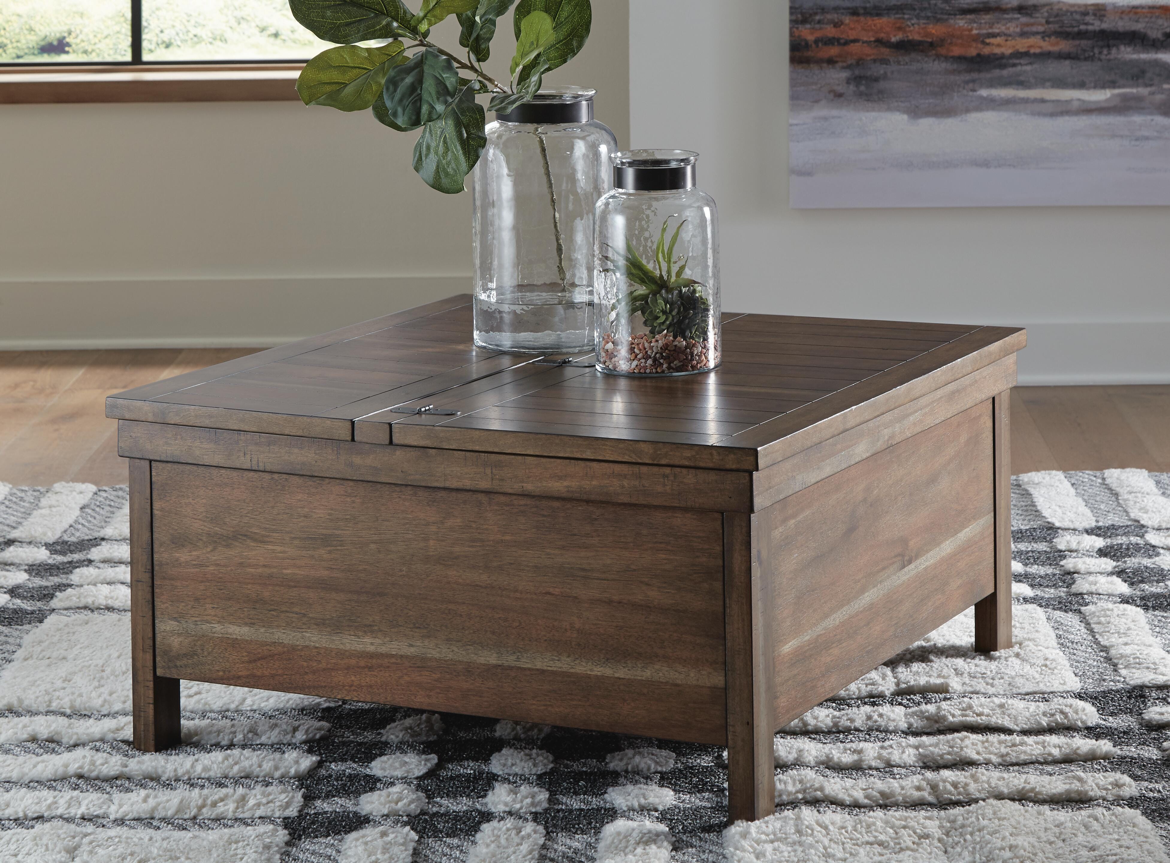 Click here for Moriville Lift-Top Coffee Table  Grayish Brown prices