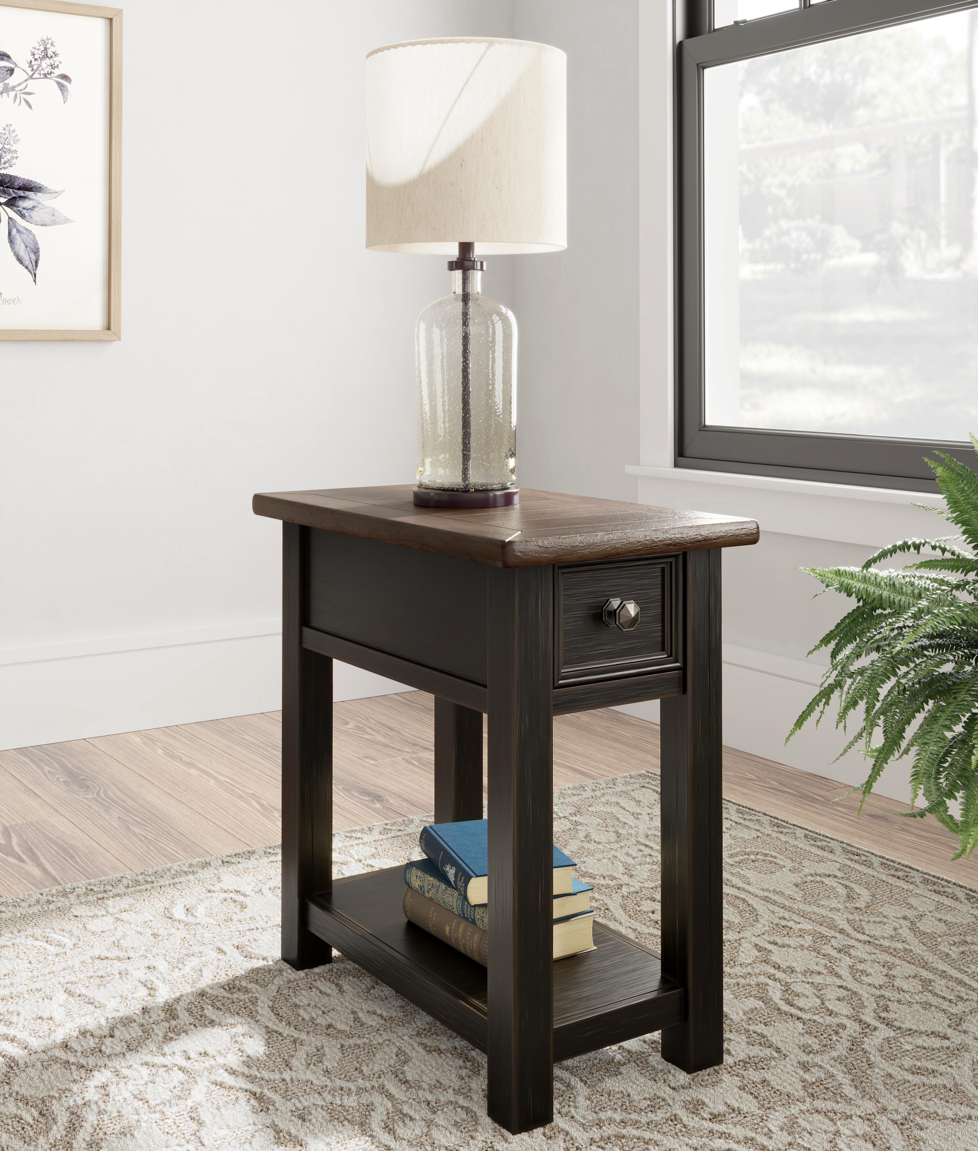 Click here for Tyler Creek 2 End Tables  Grayish Brown/Black prices