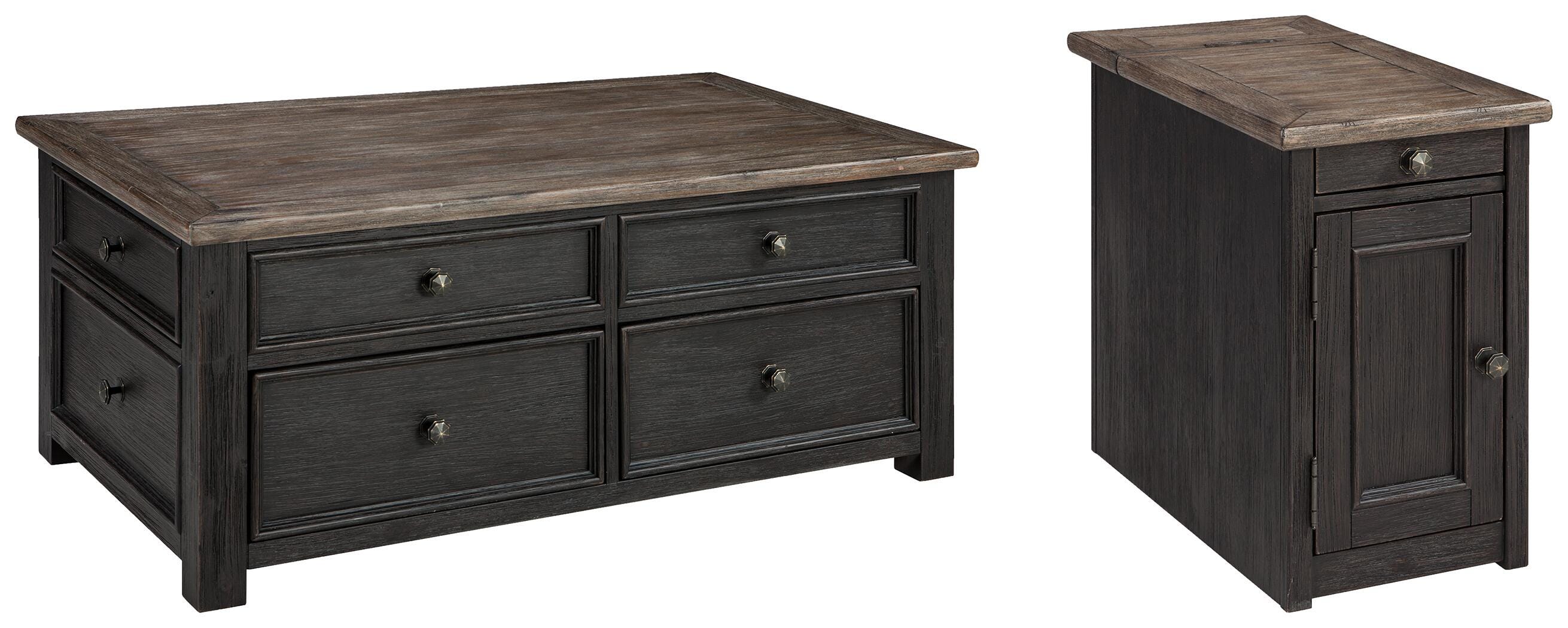 Click here for Tyler Creek Coffee Table and 1 End Table with USB... prices