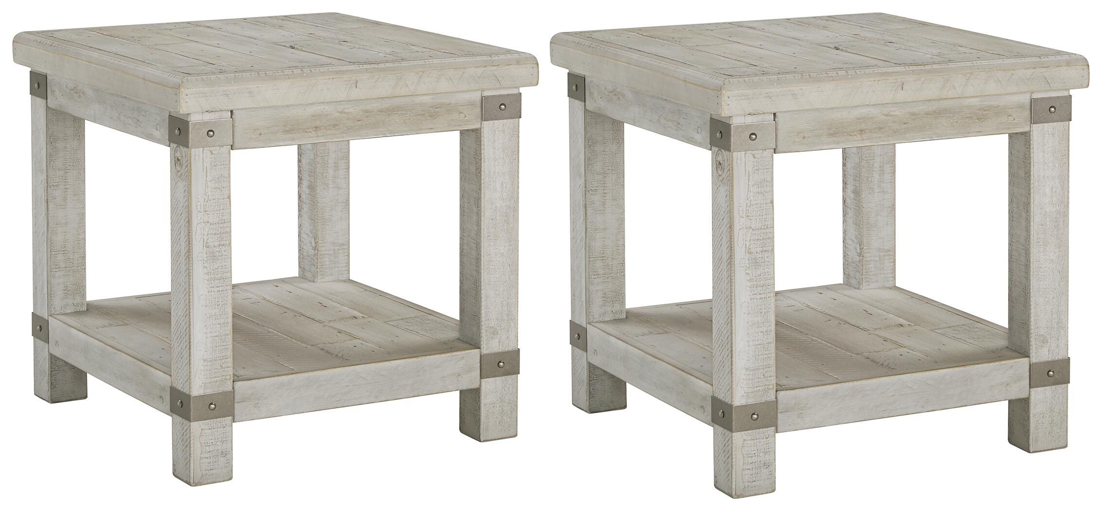 Click here for Carynhurst 2 End Tables  White Wash Gray prices