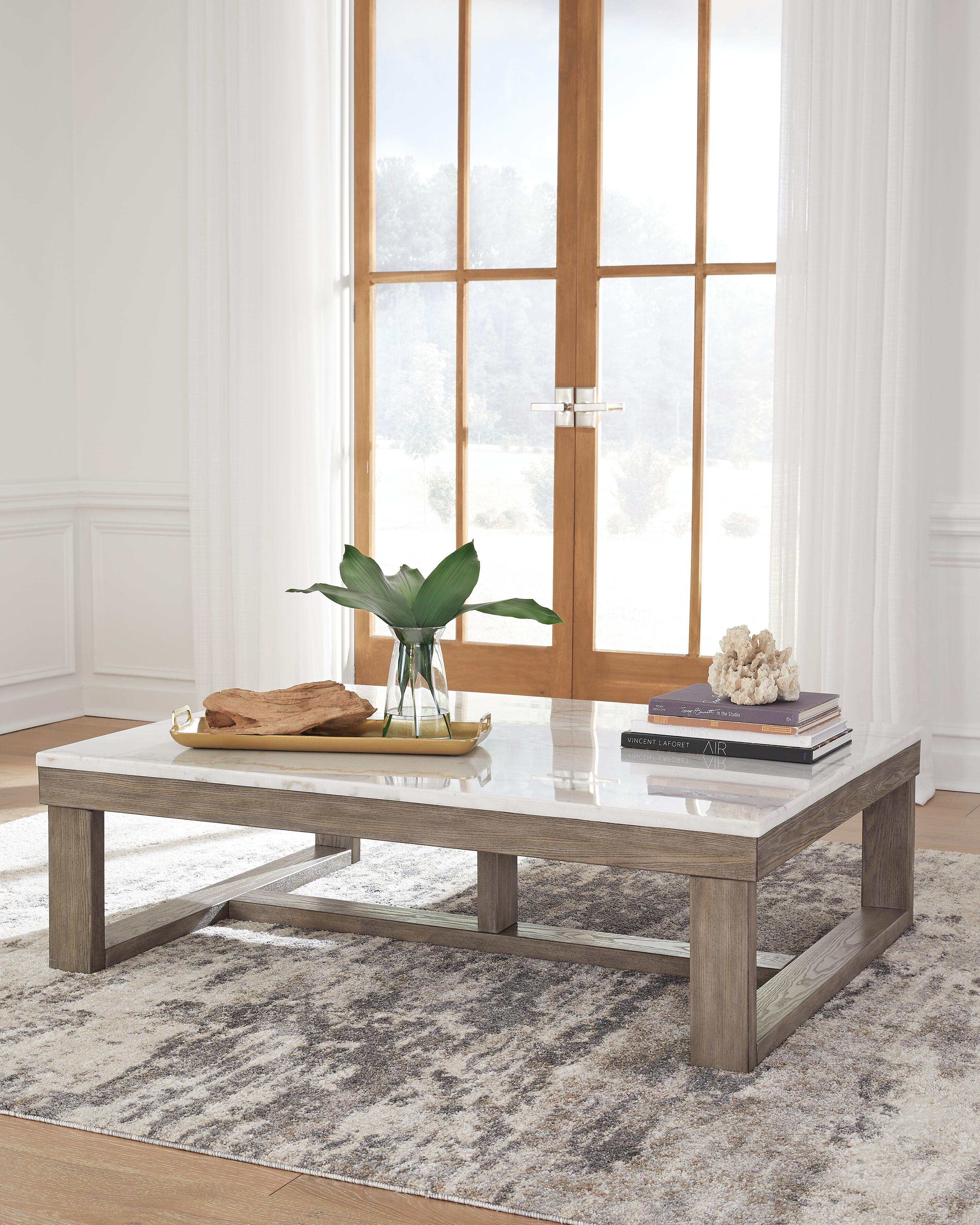 Click here for Loyaska Coffee Table  Brown/Ivory prices