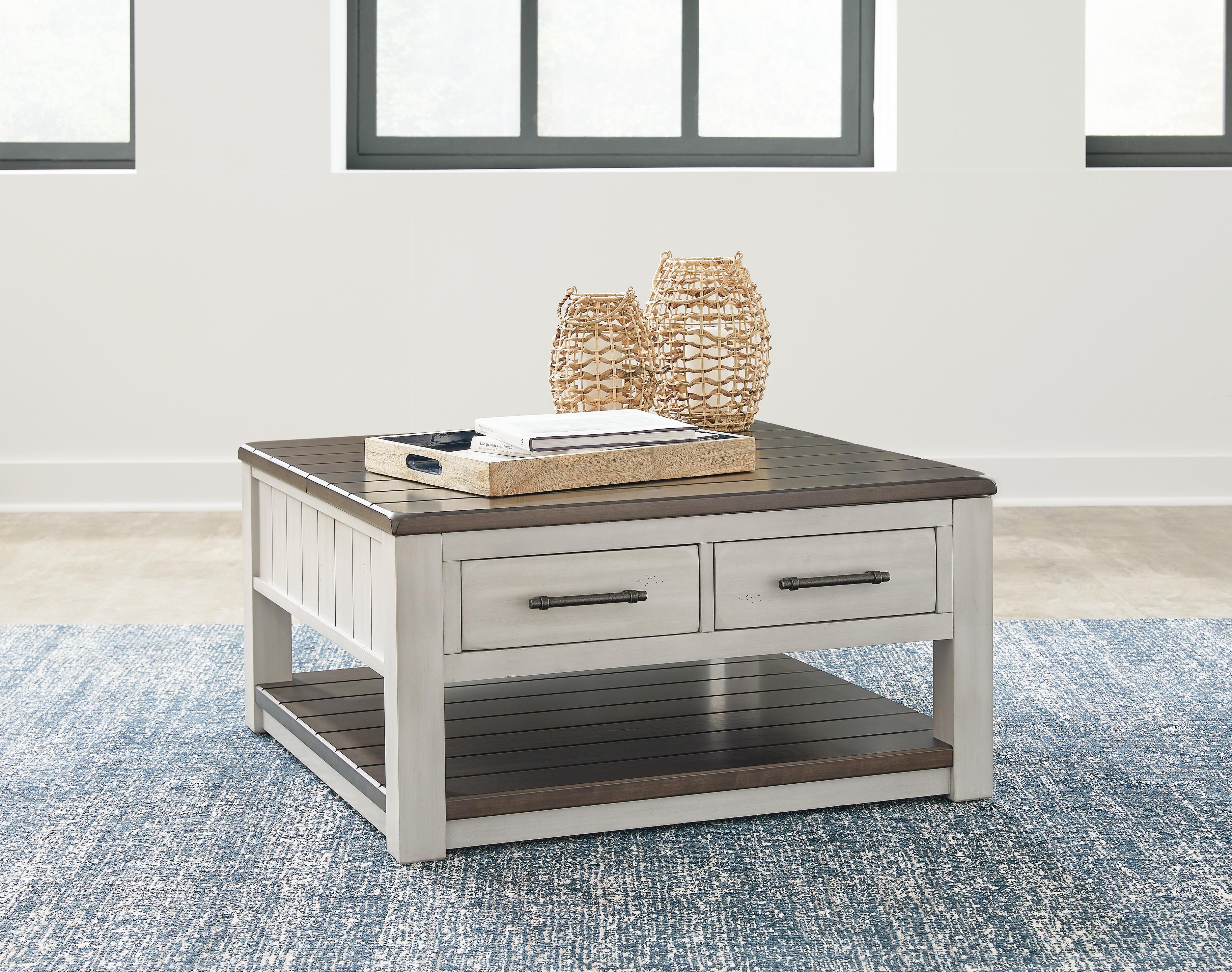 Click here for Darborn Lift-Top Coffee Table  Gray/Brown prices