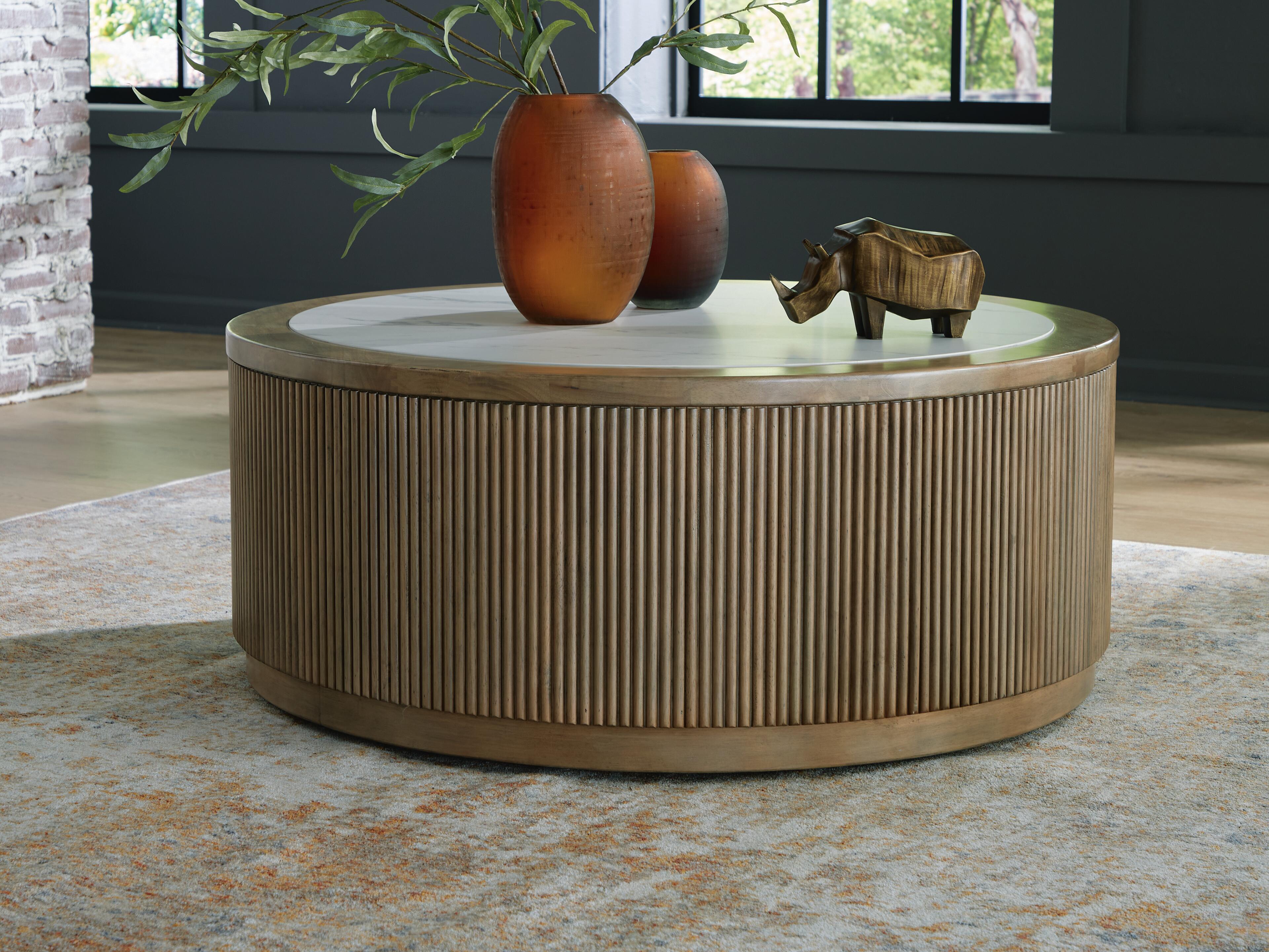 Click here for Camdill Coffee Table  Light Brown/White prices