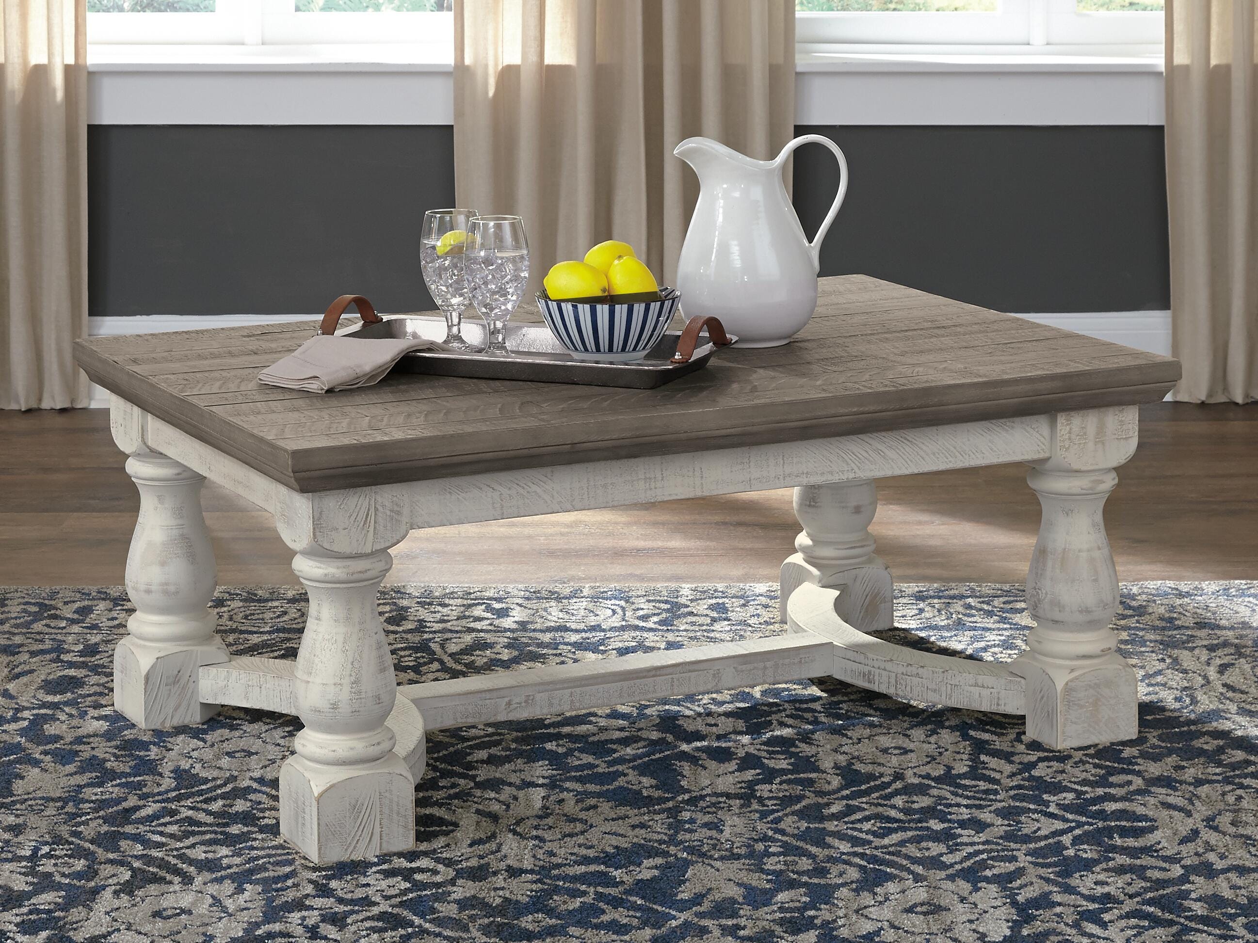 Click here for Havalance Coffee Table  Gray/White prices