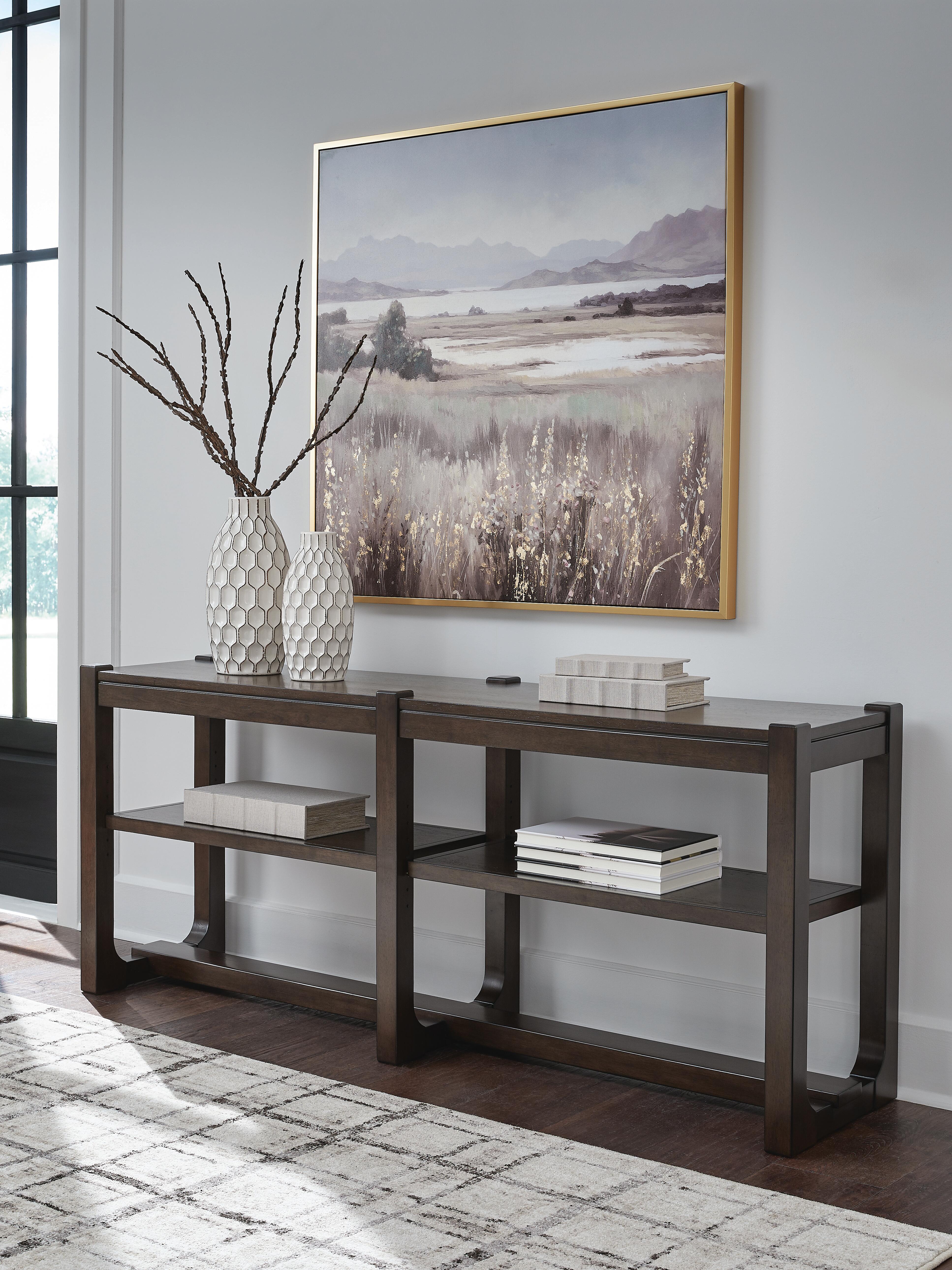 Click here for Breckington Sofa Table  Dark Brown prices