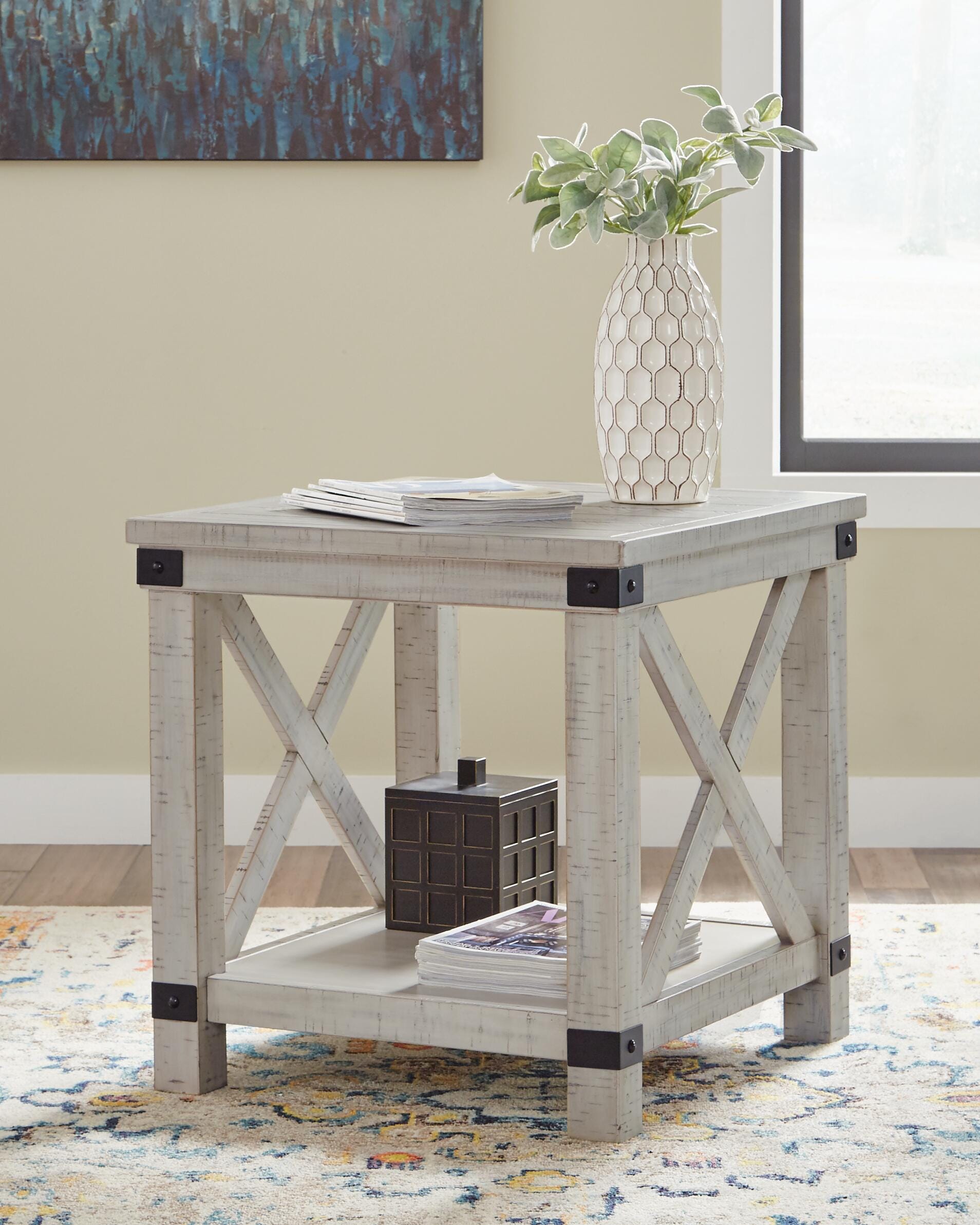 Click here for Carynhurst End Table  Whitewash prices