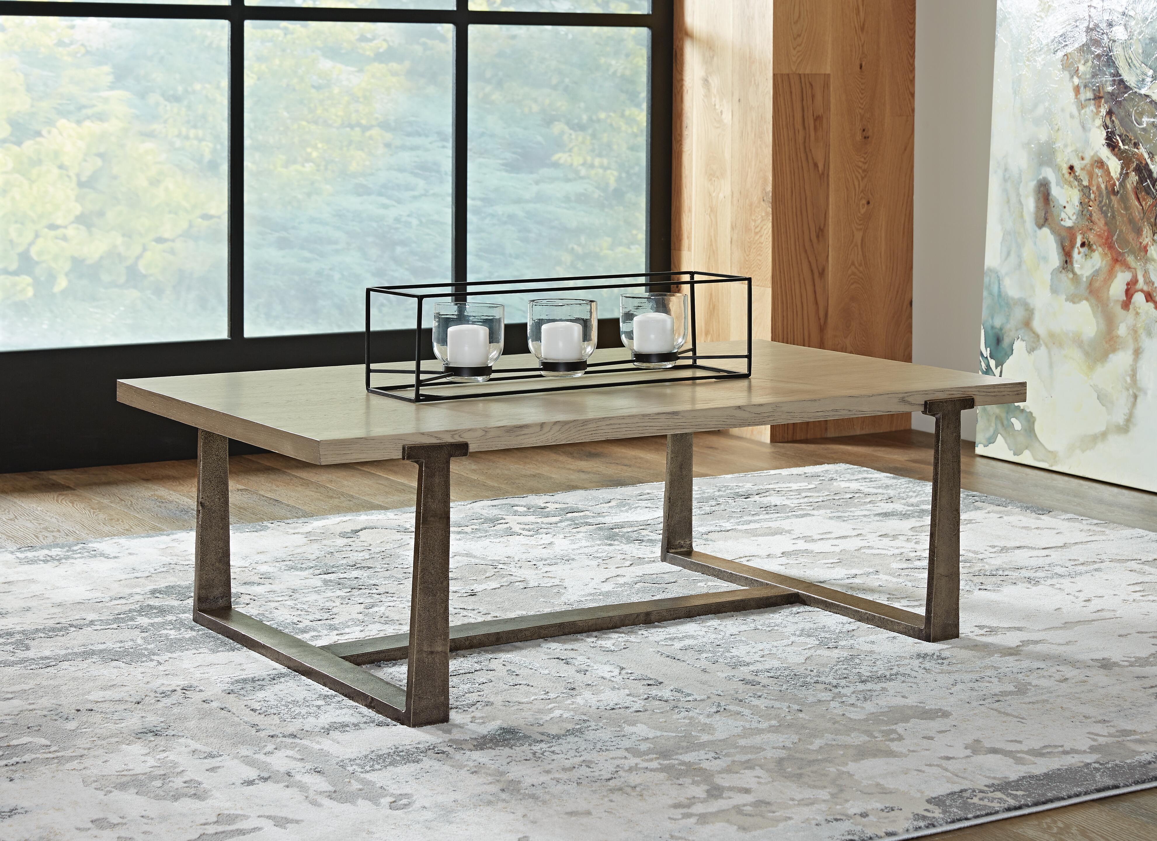Click here for Dalenville Rectangular Coffee Table  Gray prices