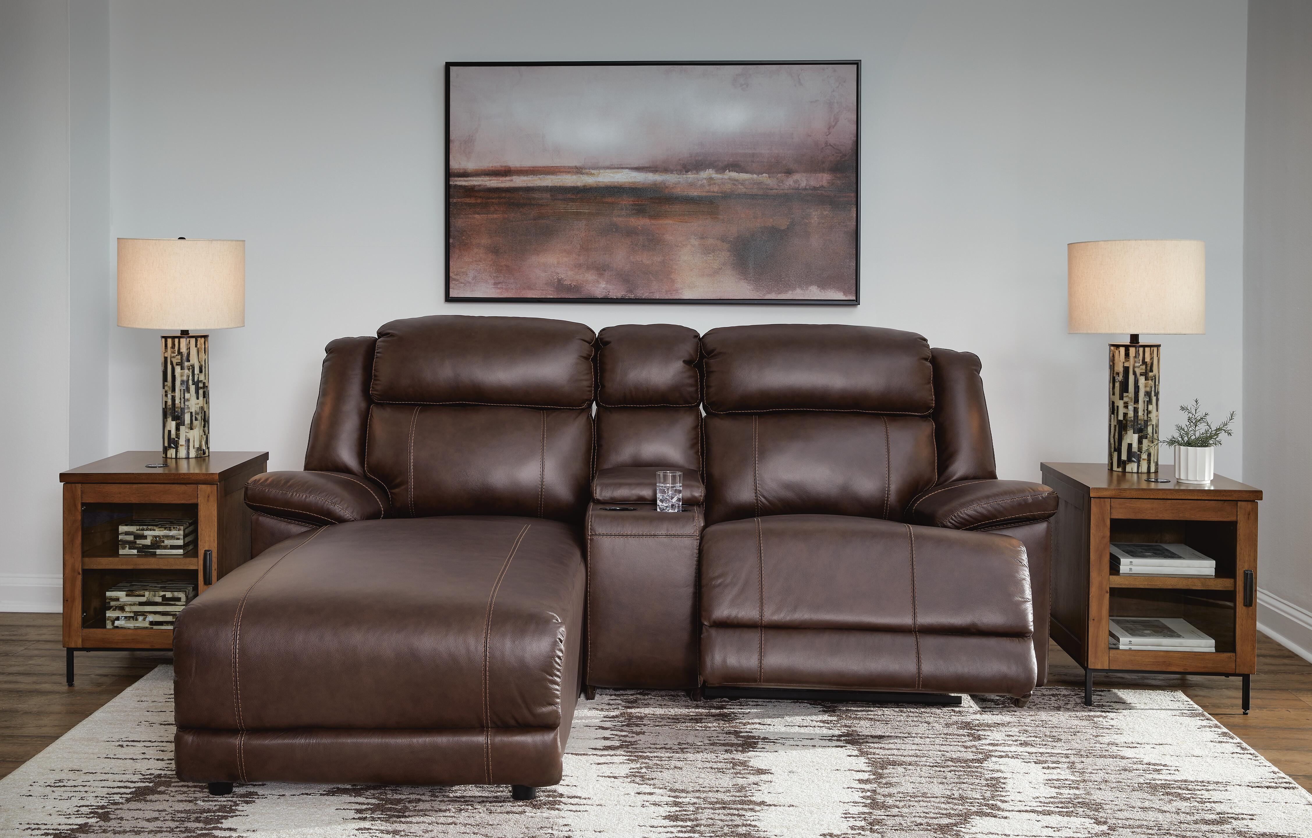 Click here for VonKurt 3-Piece Power Leather Reclining Modular So... prices