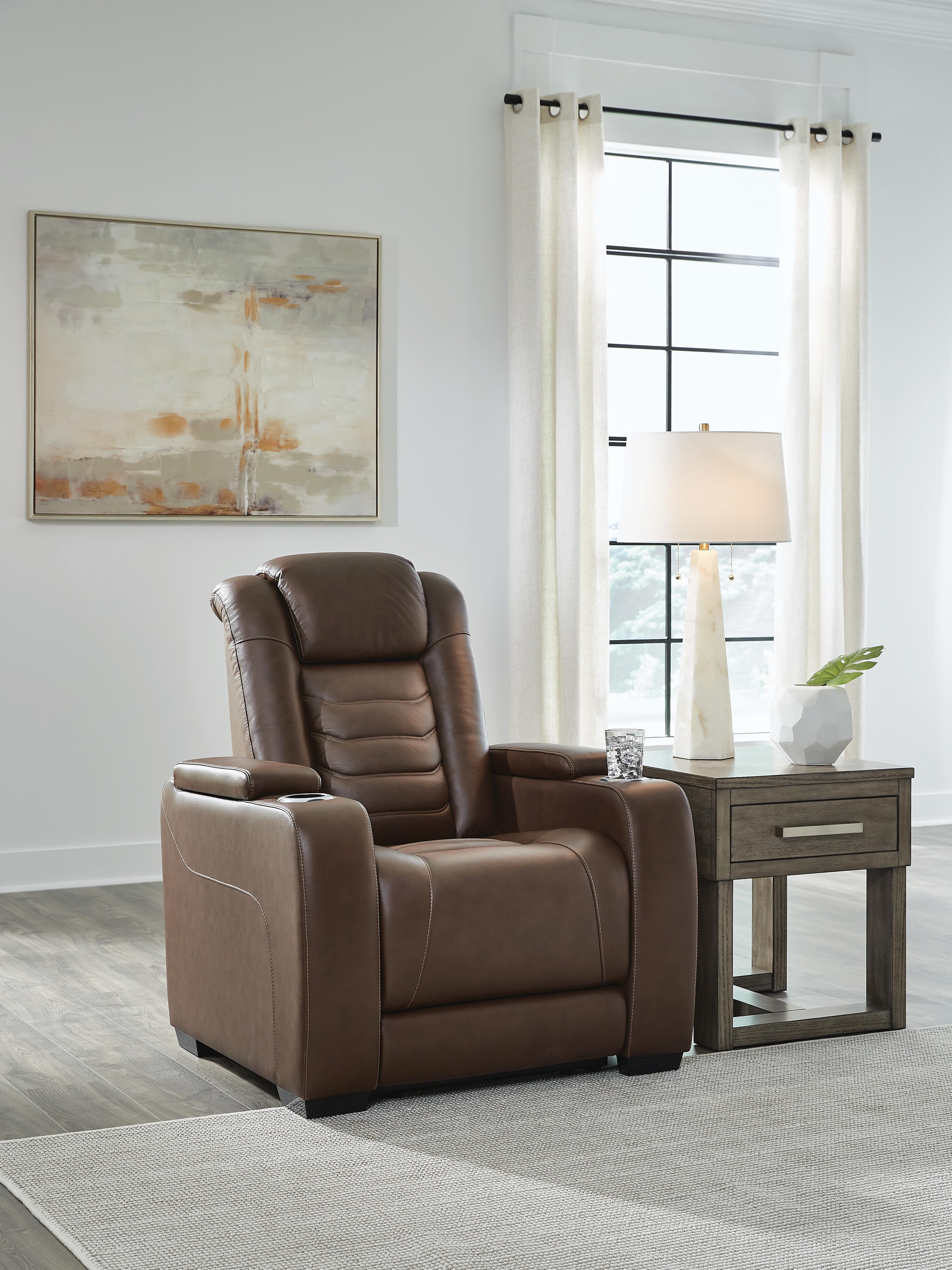 Click here for High Impact Dual Power Leather Recliner Leather  T... prices