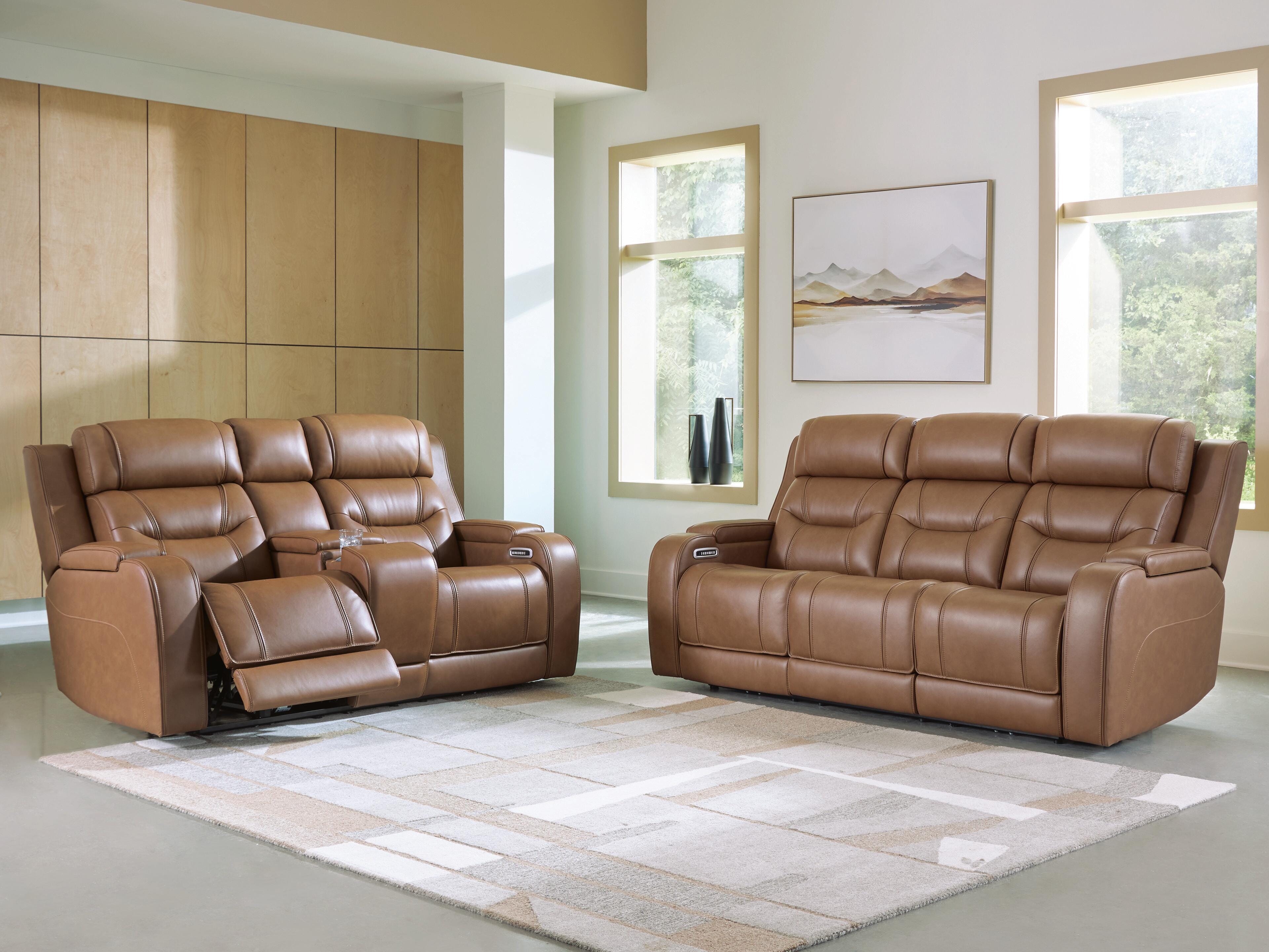 Click here for Dreamer Sofa and Loveseat  Caramel prices