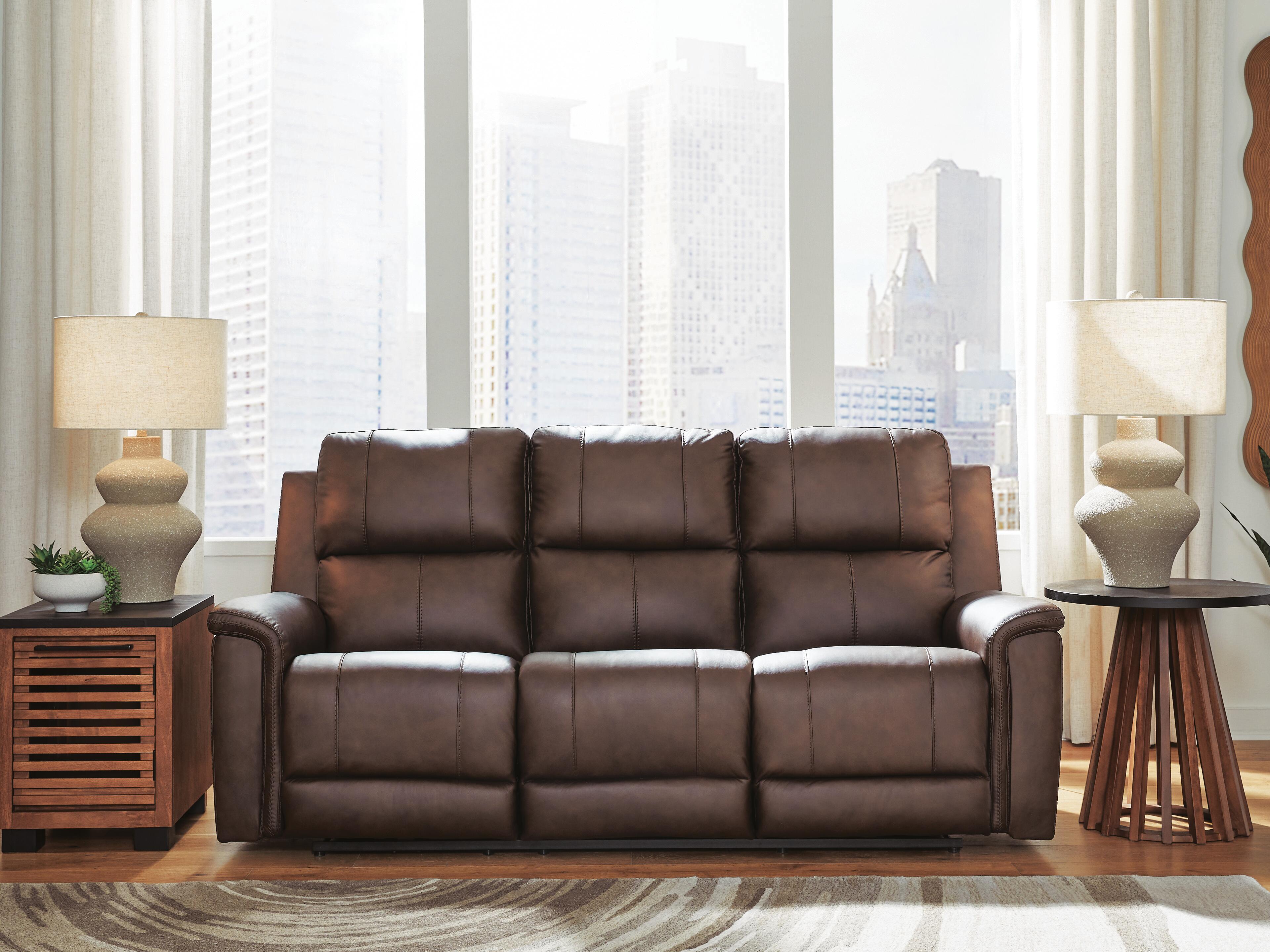 Click here for Beryton Dual Power Leather Reclining Sofa Leather... prices