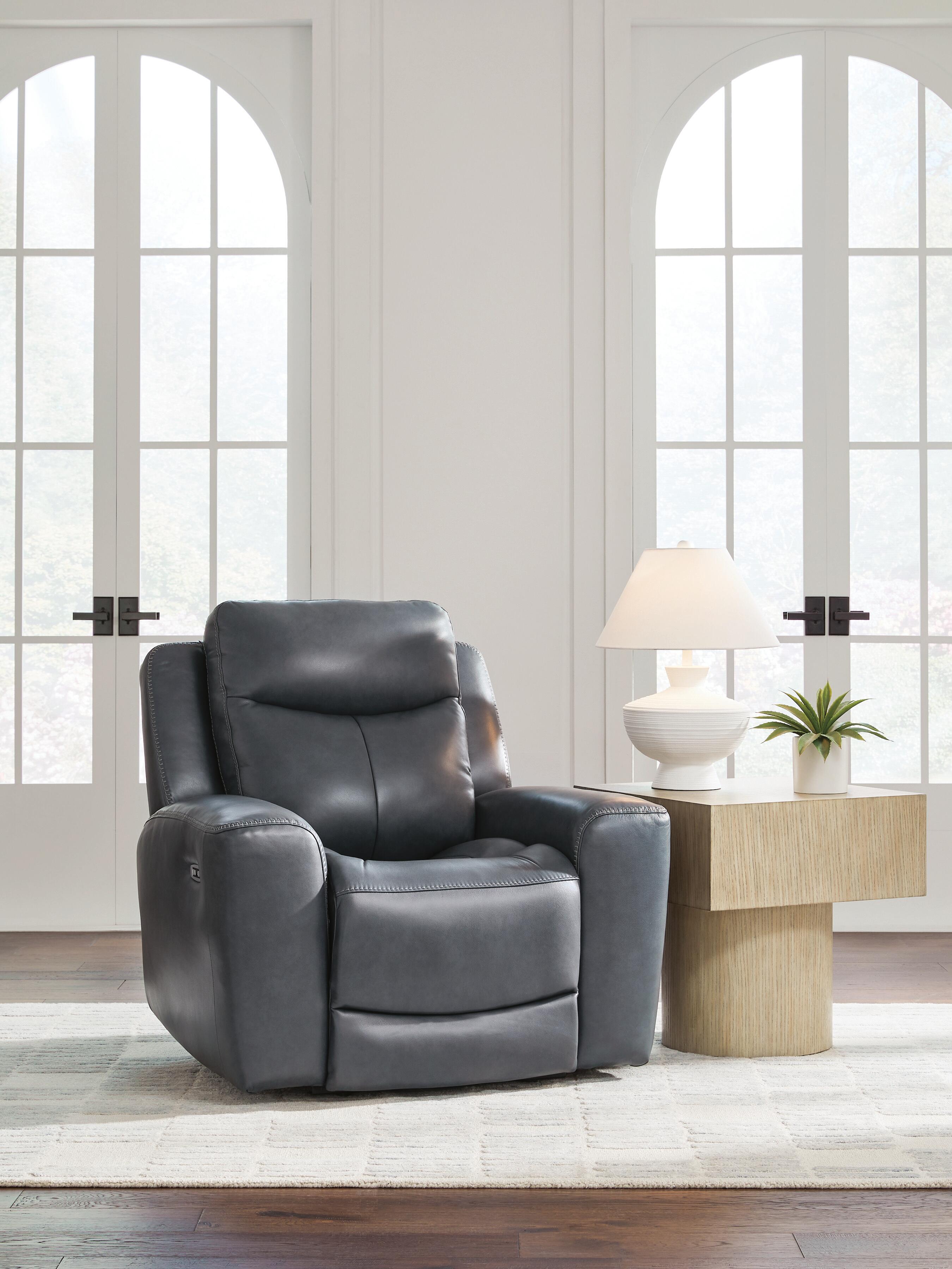 Click here for Momentum Moves Dual Power Leather Recliner Leather... prices