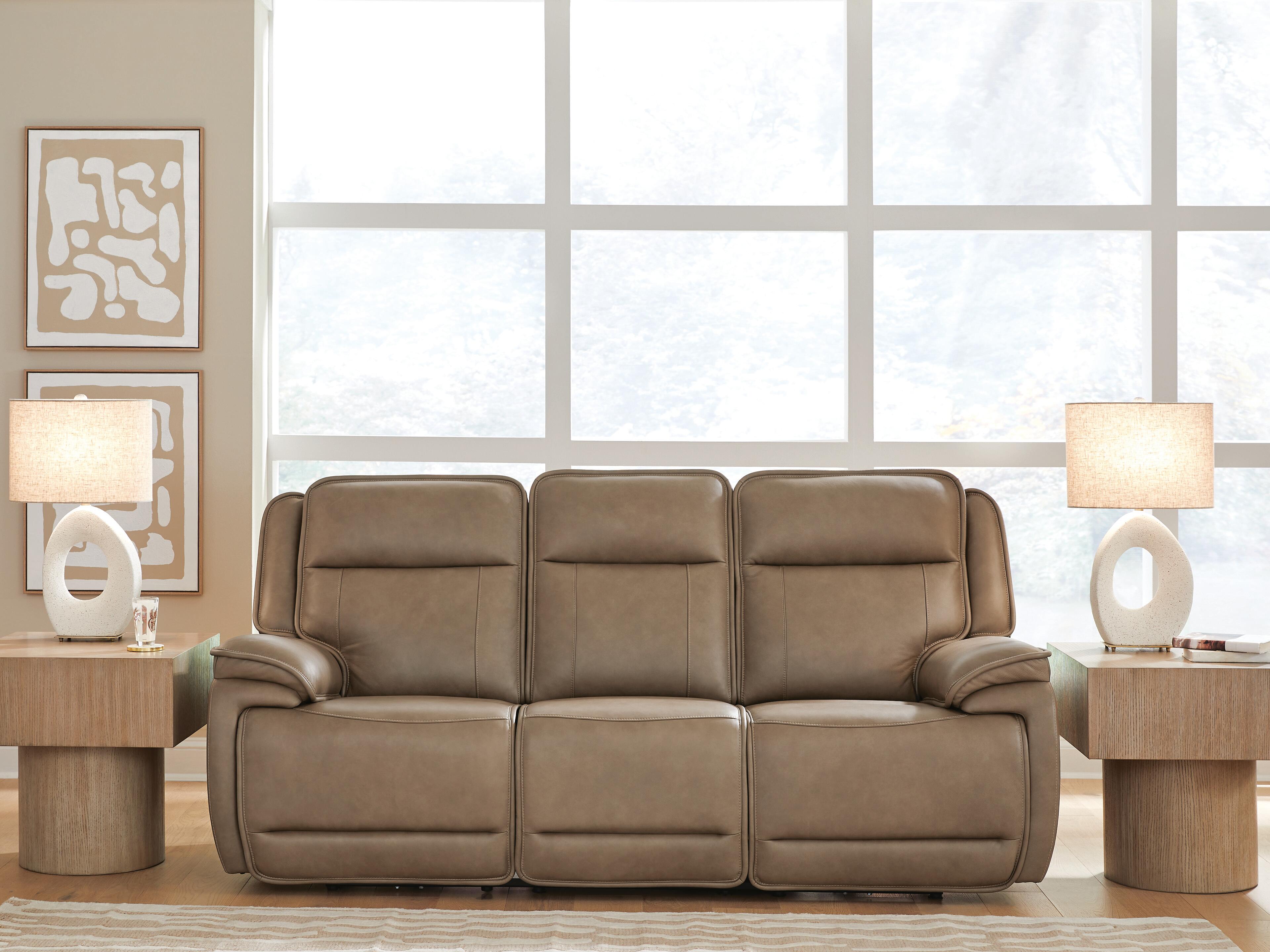 Click here for Malcesine Dual Power Leather Reclining Sofa Leathe... prices