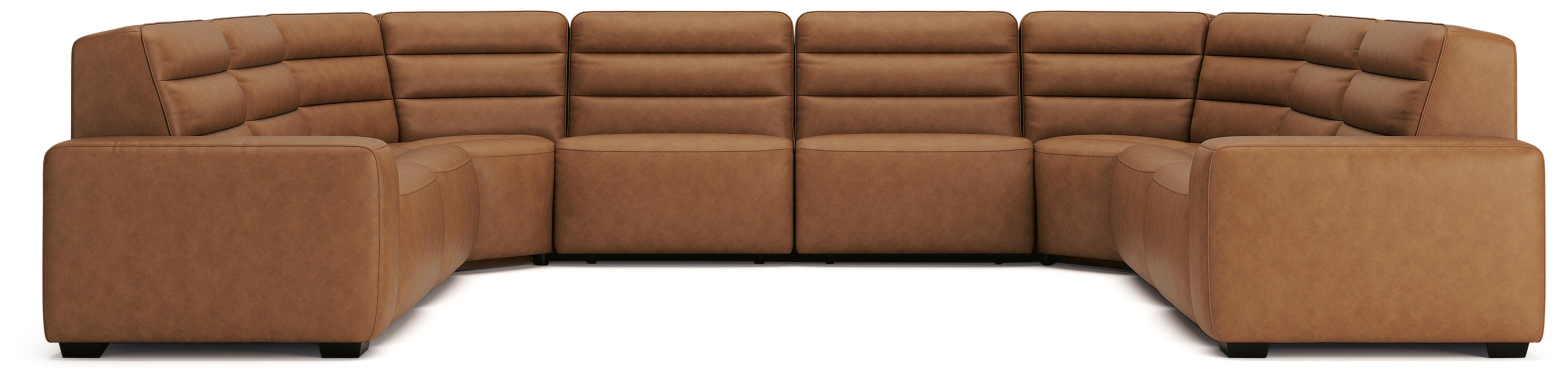 Click here for Ashley Luxe Modero 8-Piece Reclining Leather U-Sha... prices