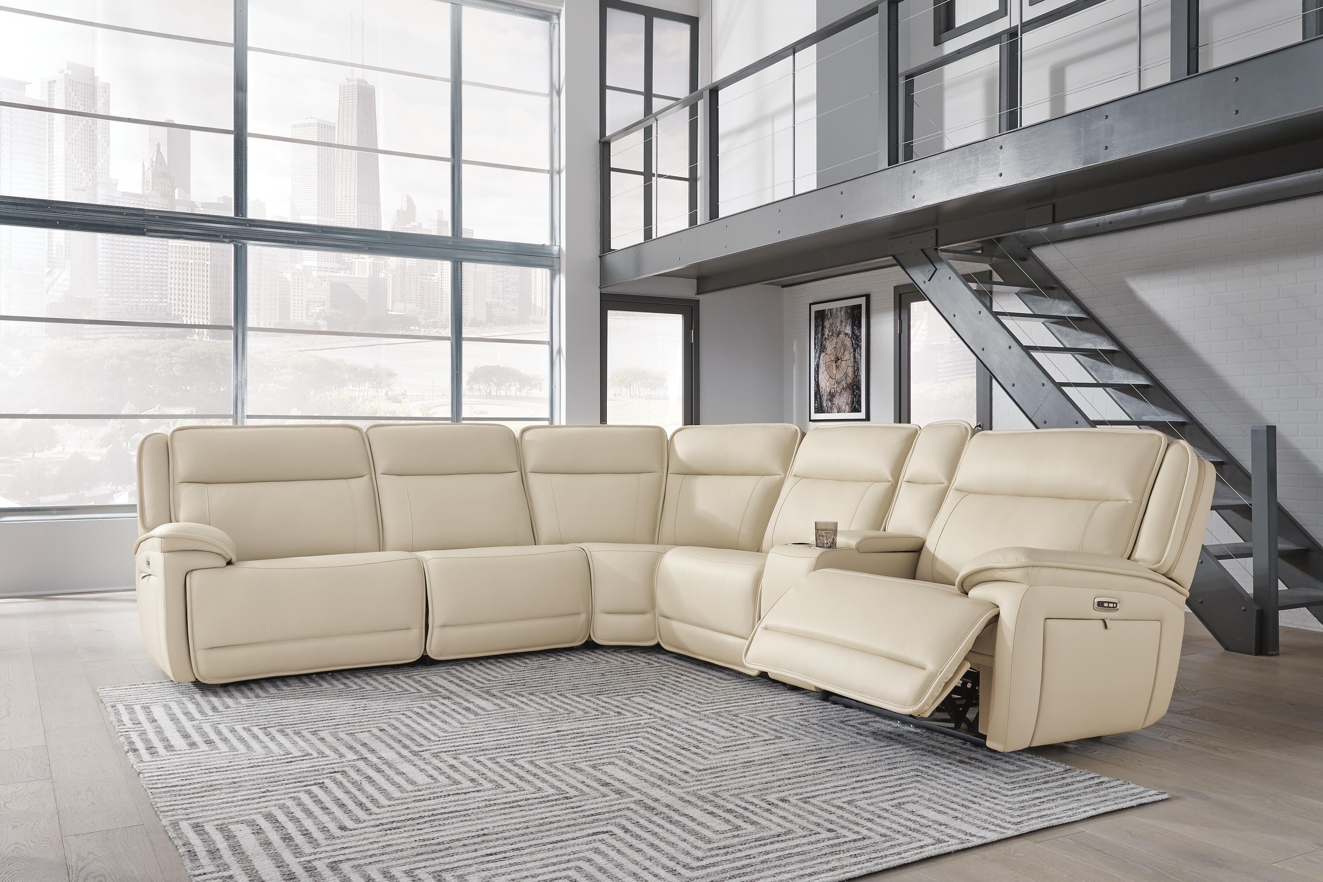 Click here for Double Deal 6-Piece Dual Power Leather Reclining M... prices